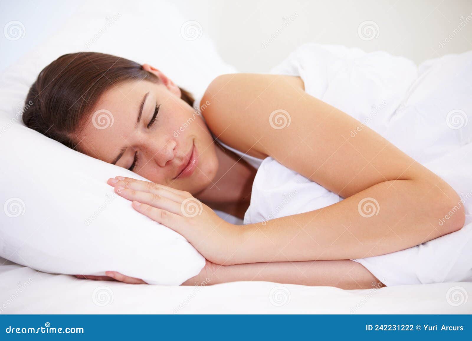 Sleeping Beauty. a Young Woman Fast Asleep. Stock Photo - Image of ...