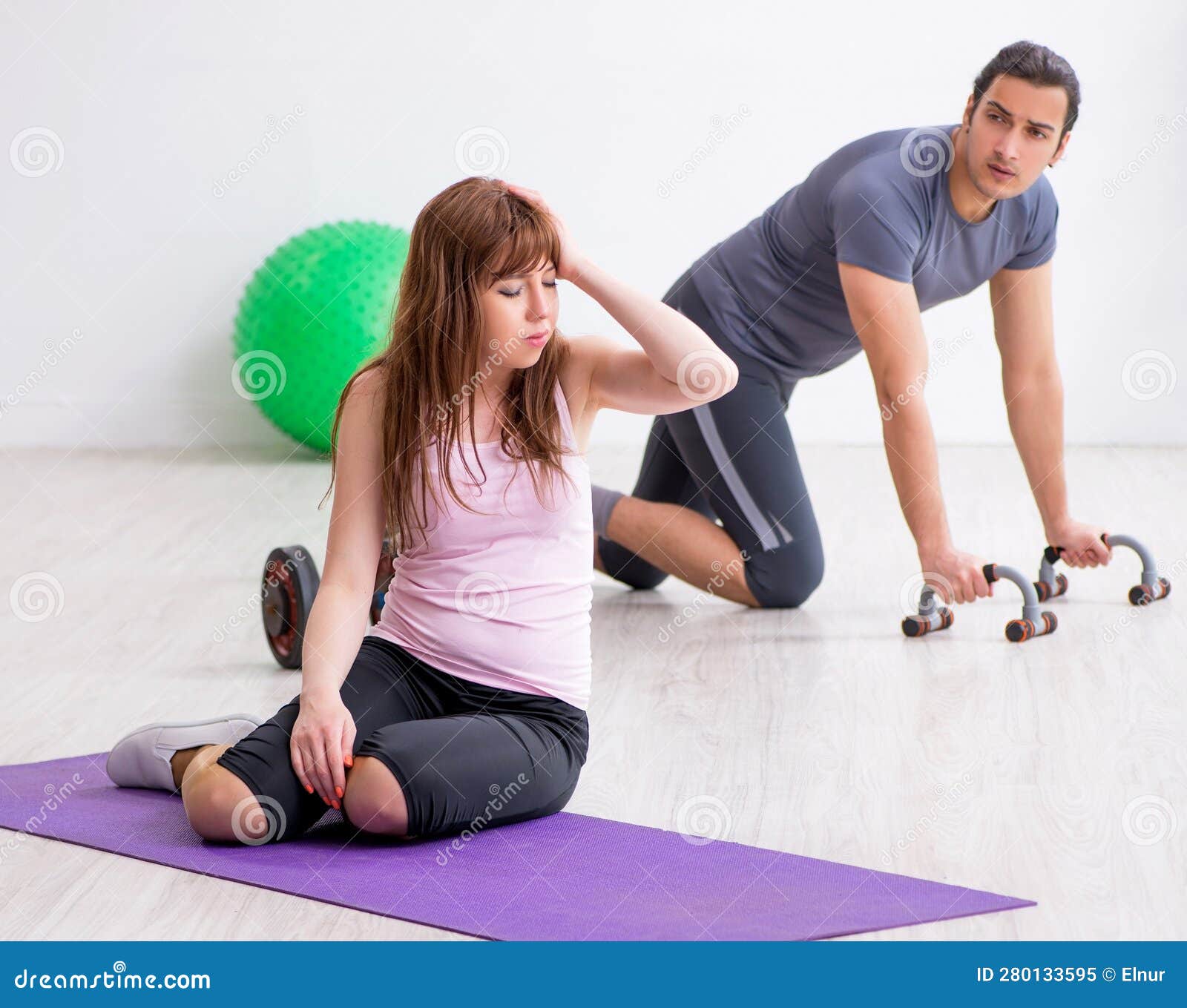 Young Woman Feeling Bad during Training in First Aid Concept Stock ...