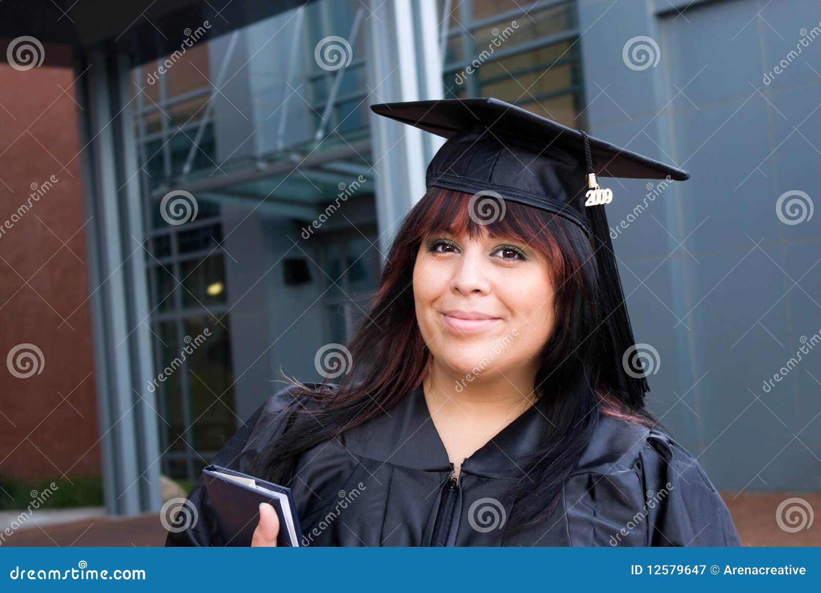 Young Woman Graduate stock image. Image of attractive - 12579647