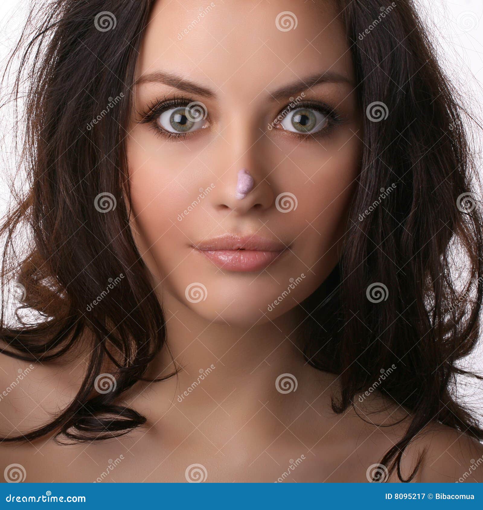 Young woman grimacing stock image. Image of beautiful - 8095217