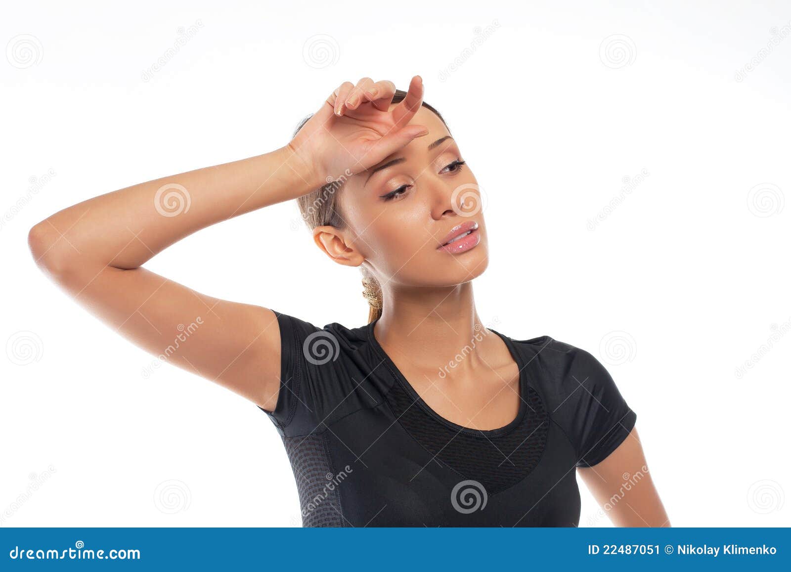 Young woman have a break stock image. Image of sensuality - 22487051