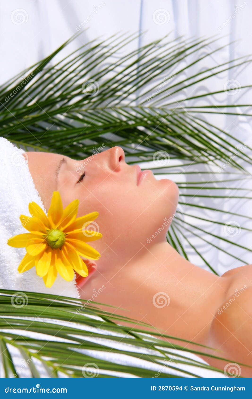 Young Woman Having a Spa Day Stock Photo - Image of pamper, beautician ...