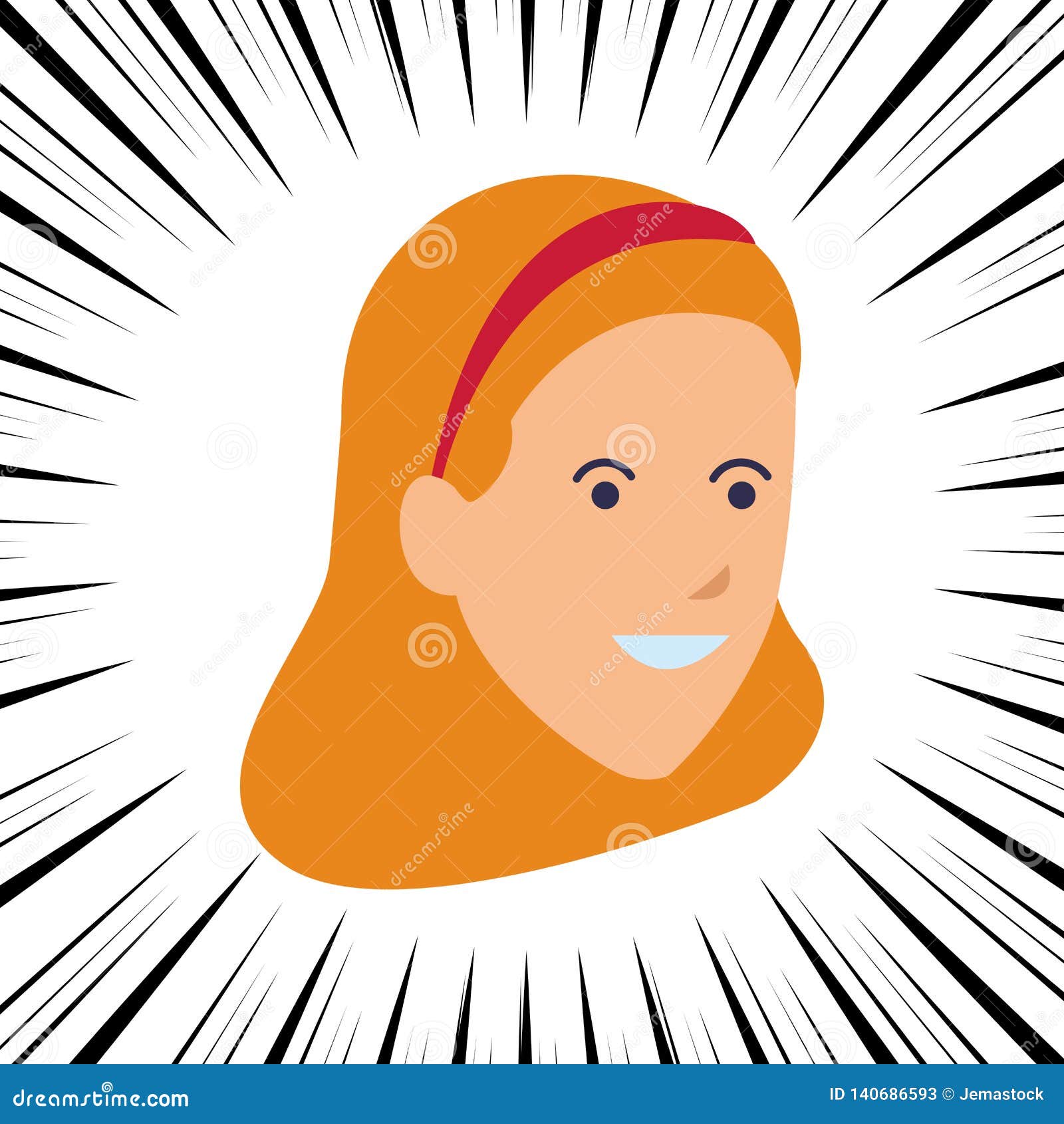 Head Comic By Michaelangelo, Vintage Engraving Vector Illustration ...