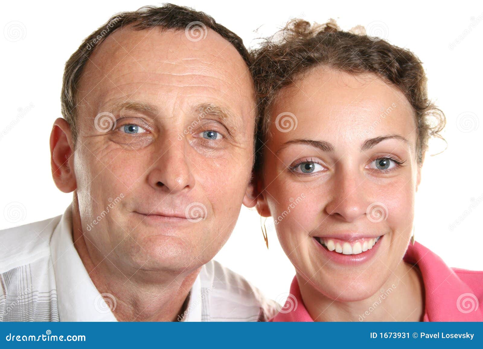 Young woman and her father stock image. Image of father - 1673931