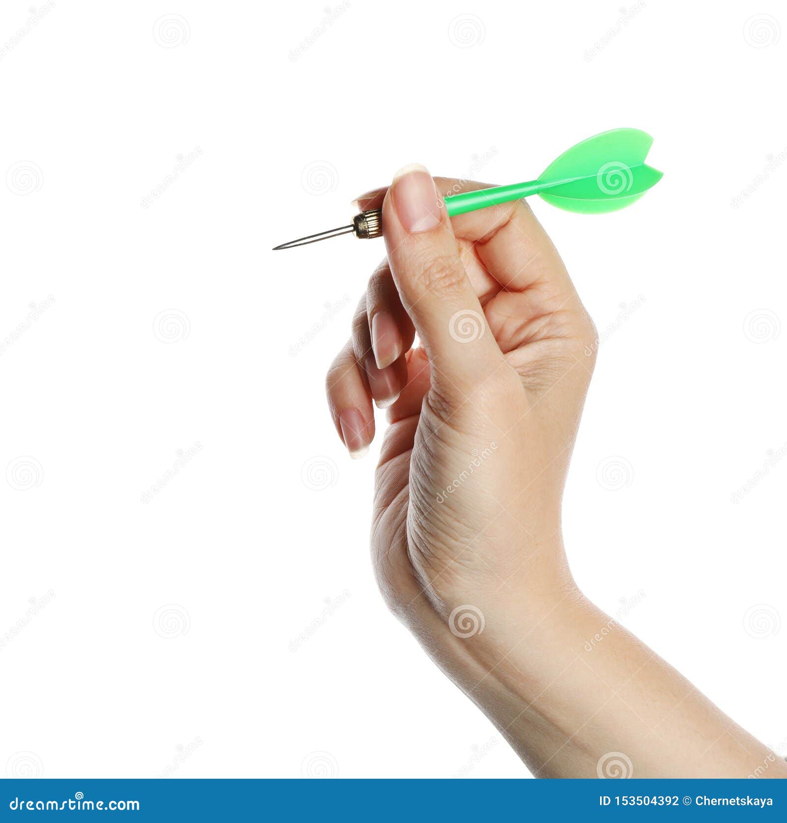 Young Woman Holding Dart on White Background Stock Photo - Image of ... Young Woman Holding Dart on White Background Stock Photo - Image of ...