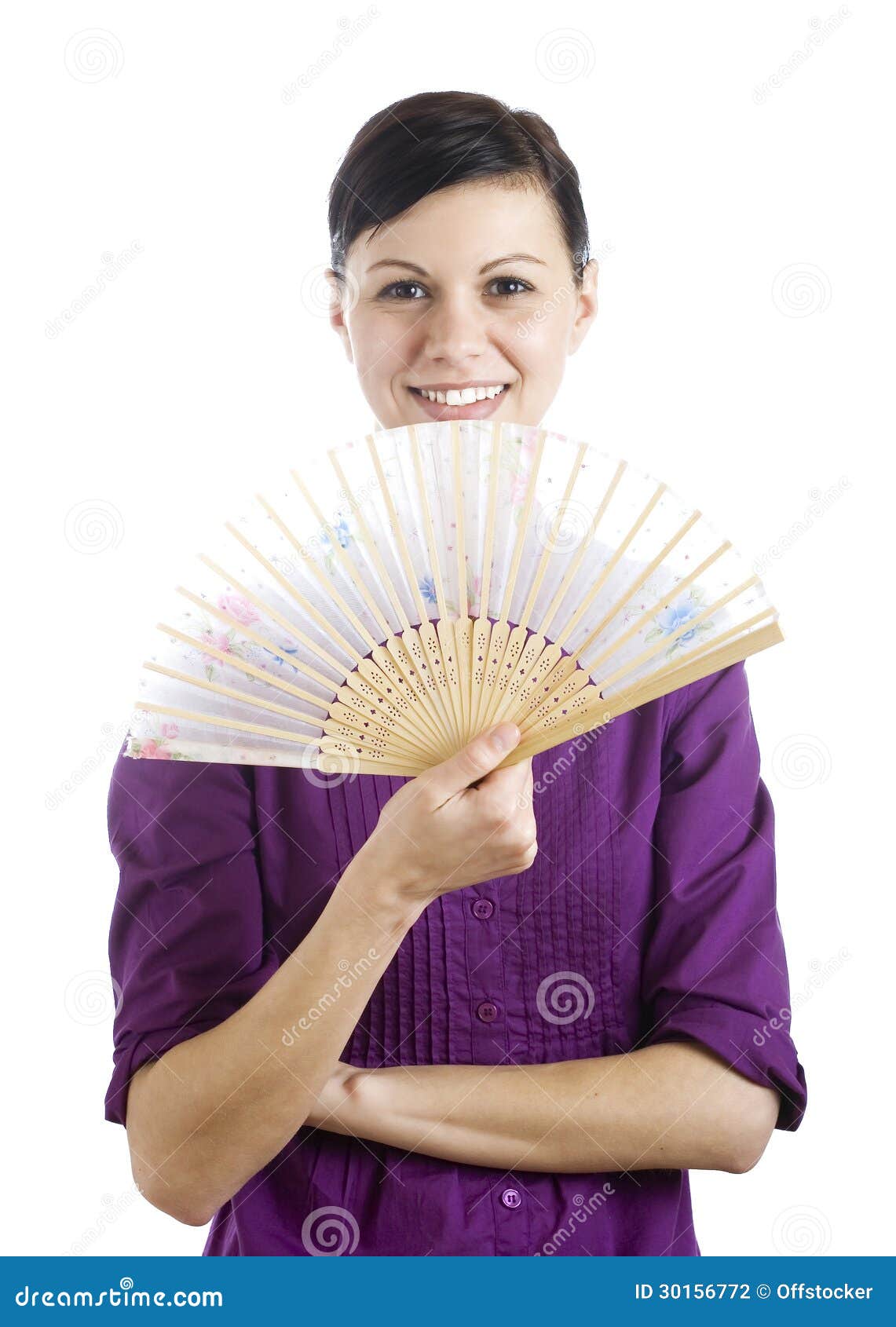 Folding fan stock photo. Image of culture, beauty, front - 30156772