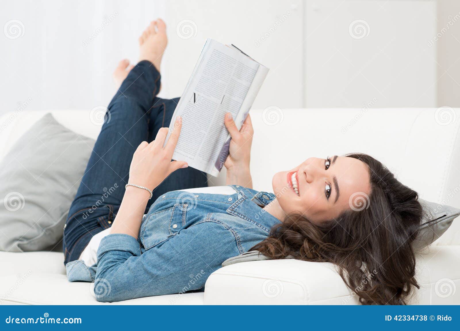 Young Woman Holding Magazine Stock Photo - Image of beautiful ... Young Woman Holding Magazine Stock Photo - Image of beautiful ...