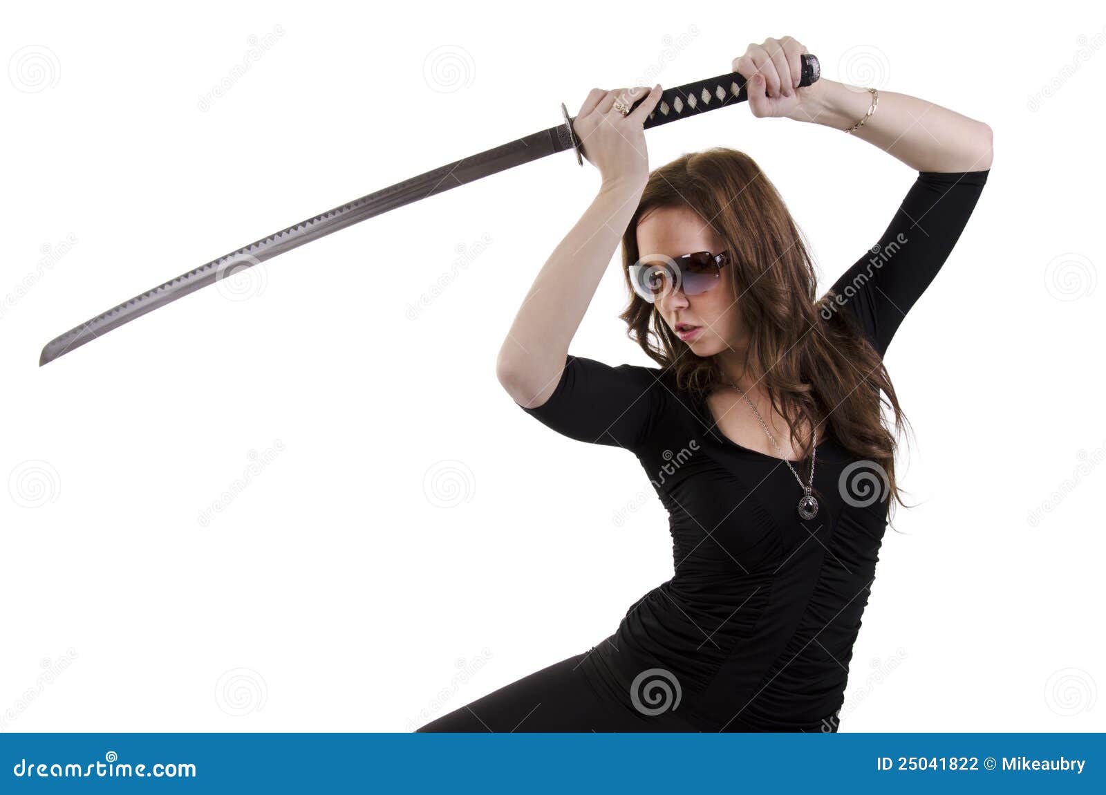 Young Woman with Katana (2) Stock Photo - Image of death, katana: 25041822