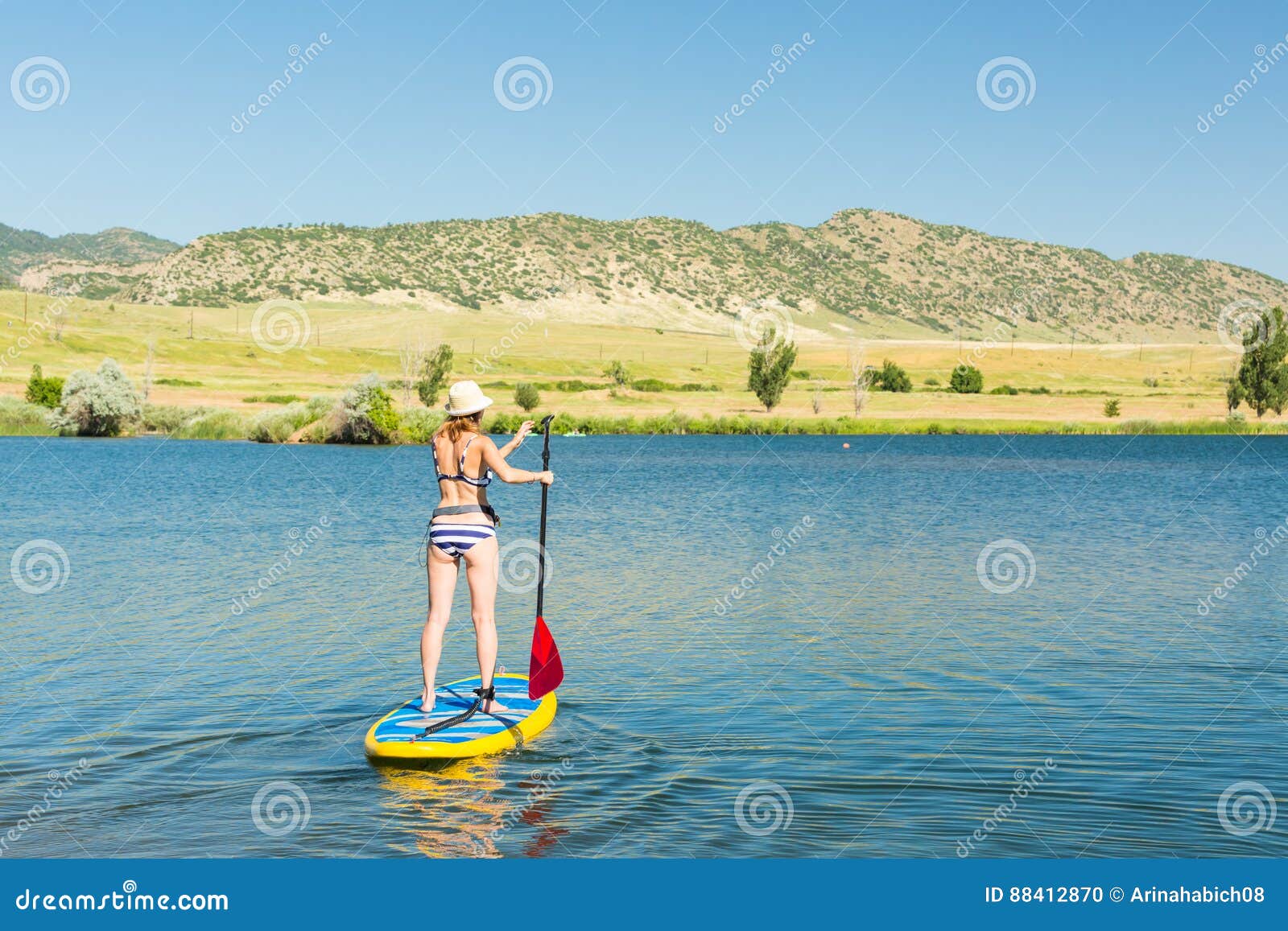 Paddleboarding stock photo. Image of state, caucasian - 88412870