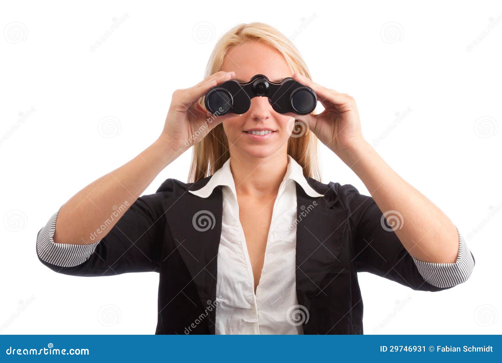 Young Woman Looking into Camera Stock Image - Image of businessperson ...