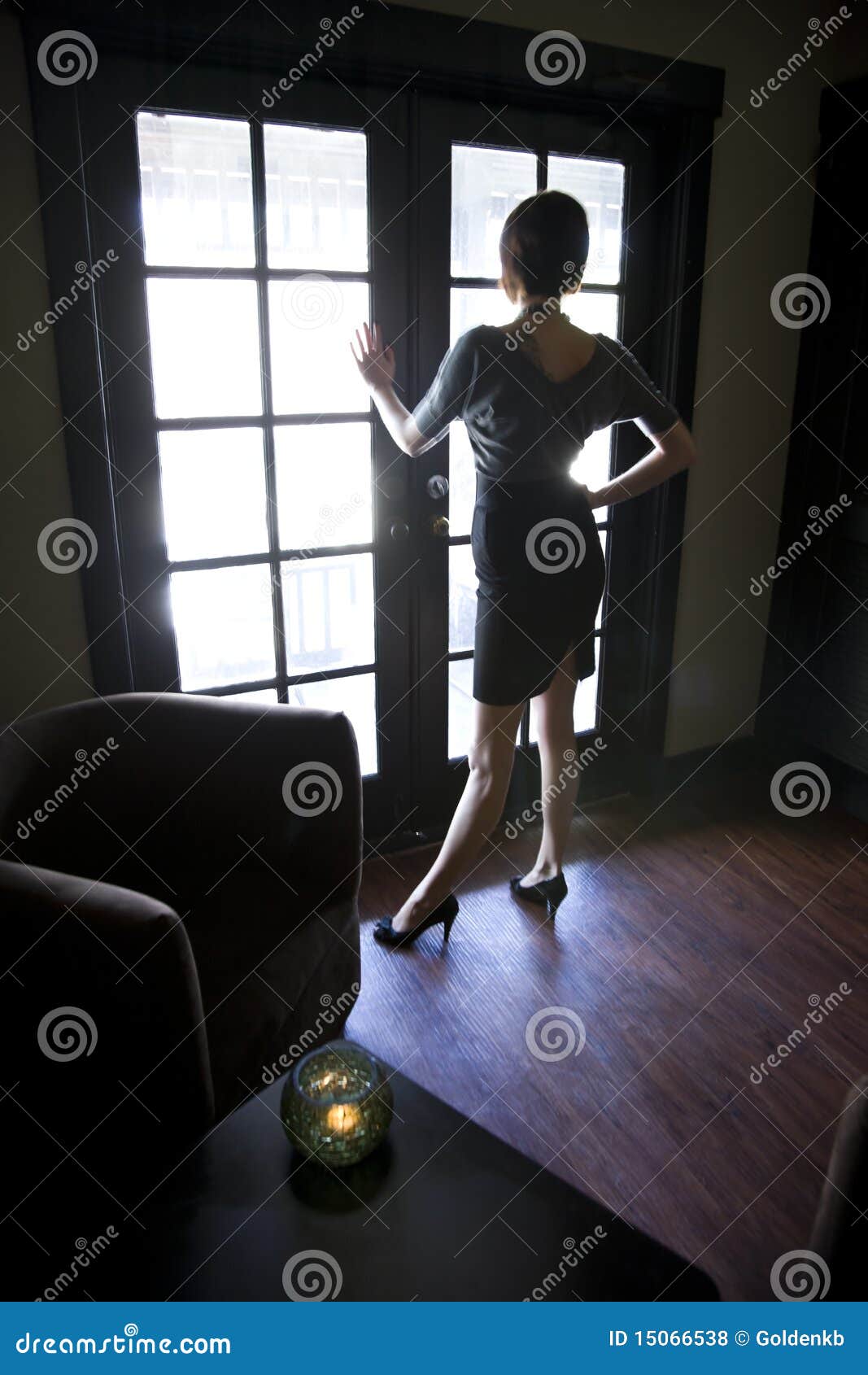 564 Silhouette Person Looking Out Window Stock Photos - Free & Royalty ...