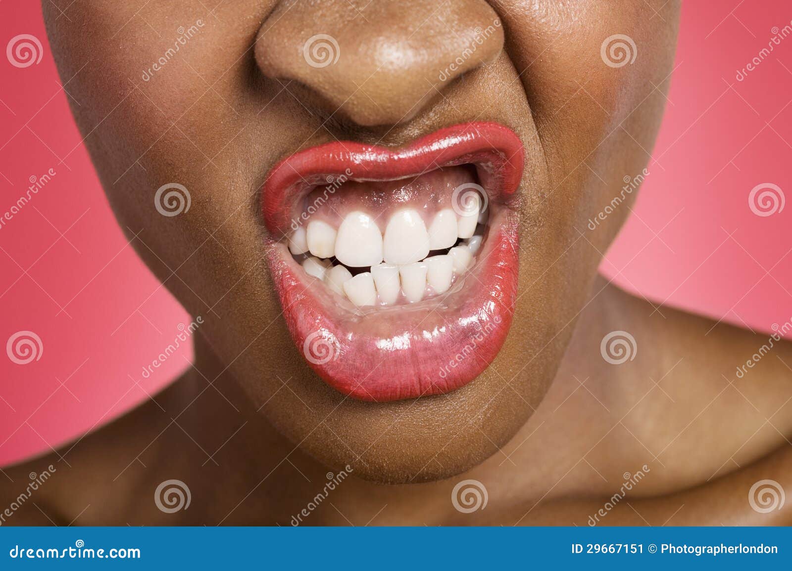 Young woman making face stock image. Image of colored - 29667151
