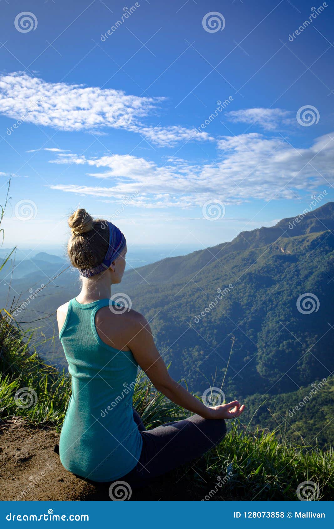 Solitude in the mountains stock photo. Image of enlightenment - 128073858