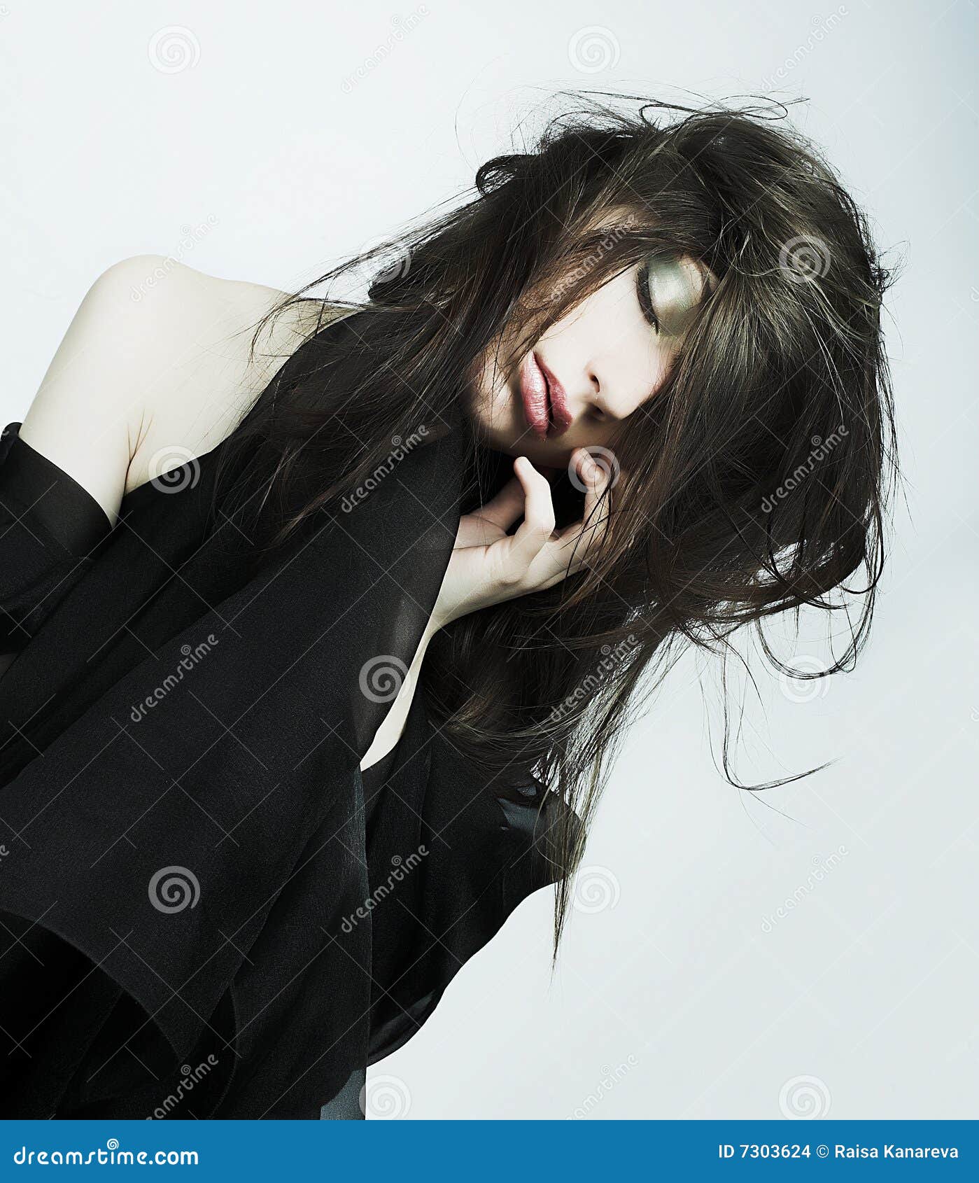 Young woman in mourning stock photo. Image of funeral - 7303624