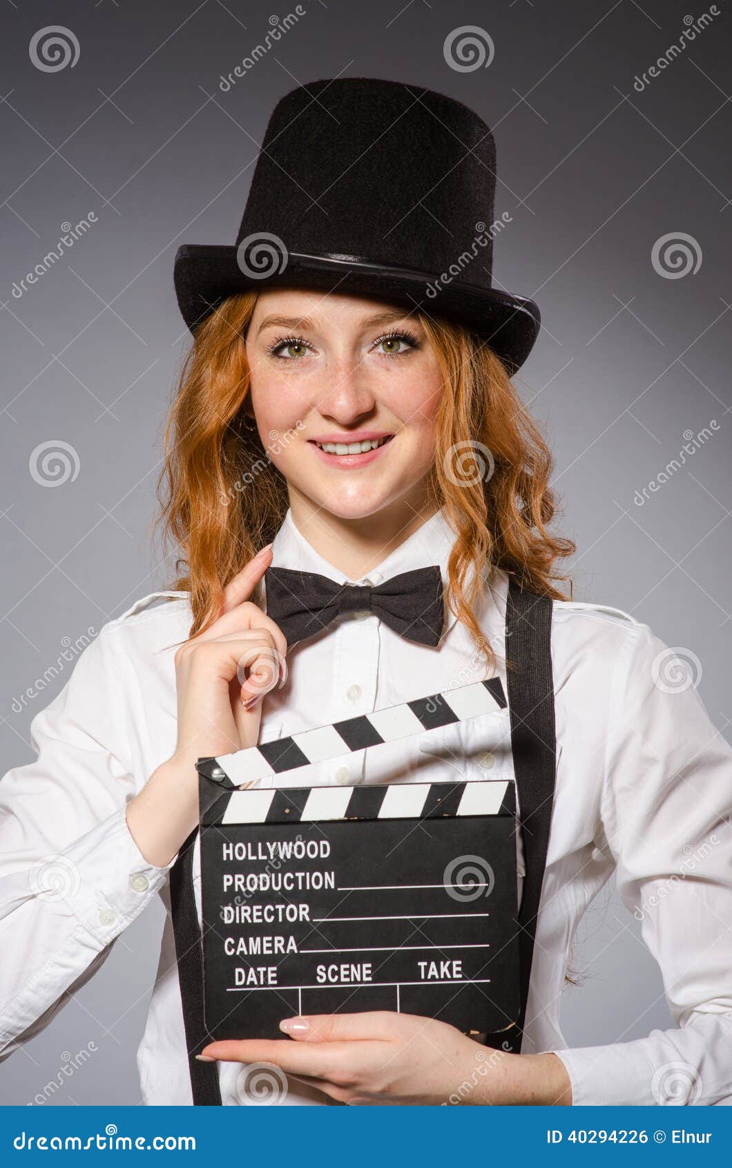 Young woman stock photo. Image of female, director, beautiful - 40294226