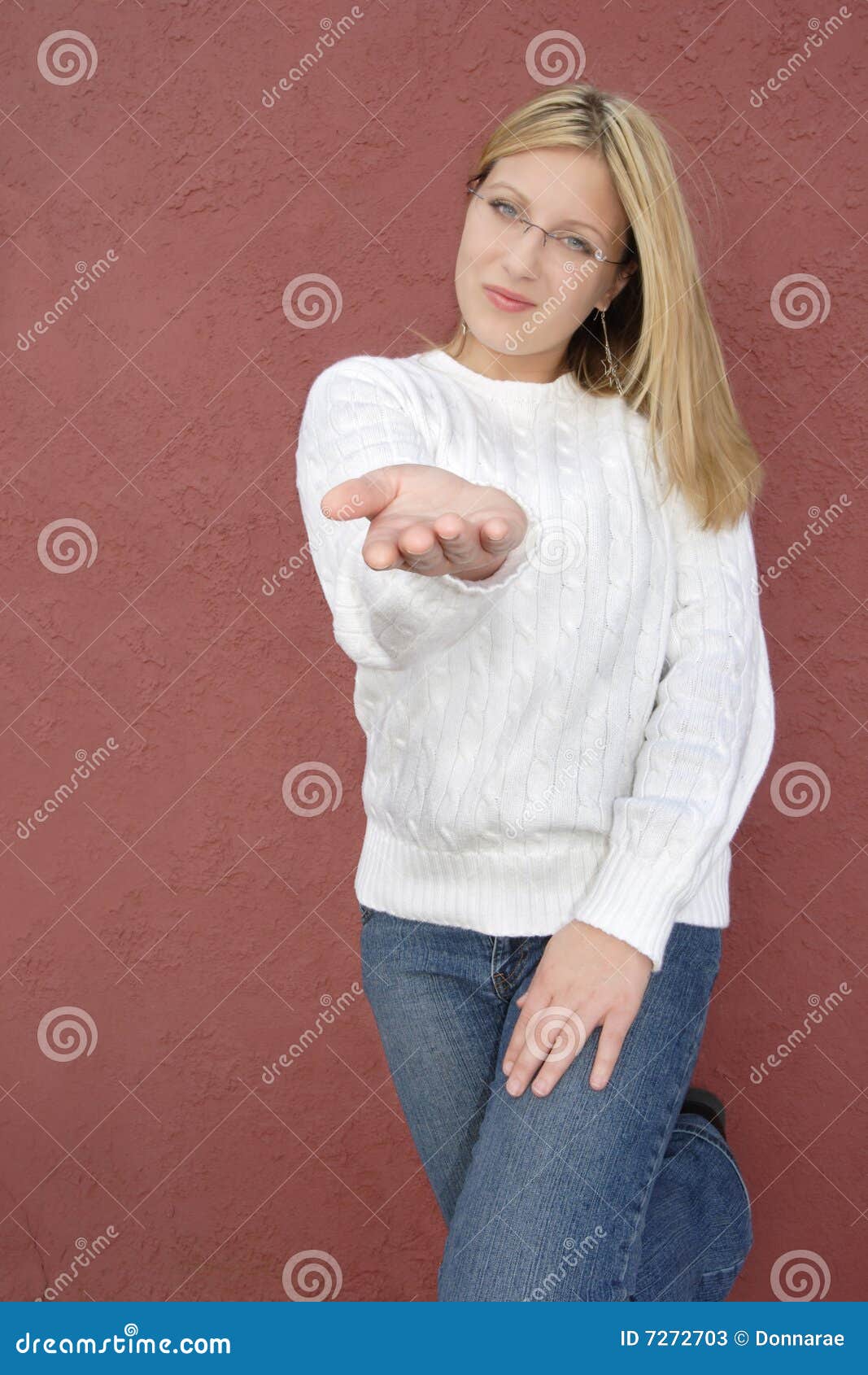 Young Woman Offering a Hand Stock Image - Image of winter, joyful: 7272703 Young Woman Offering a Hand Stock Image - Image of winter, joyful: 7272703