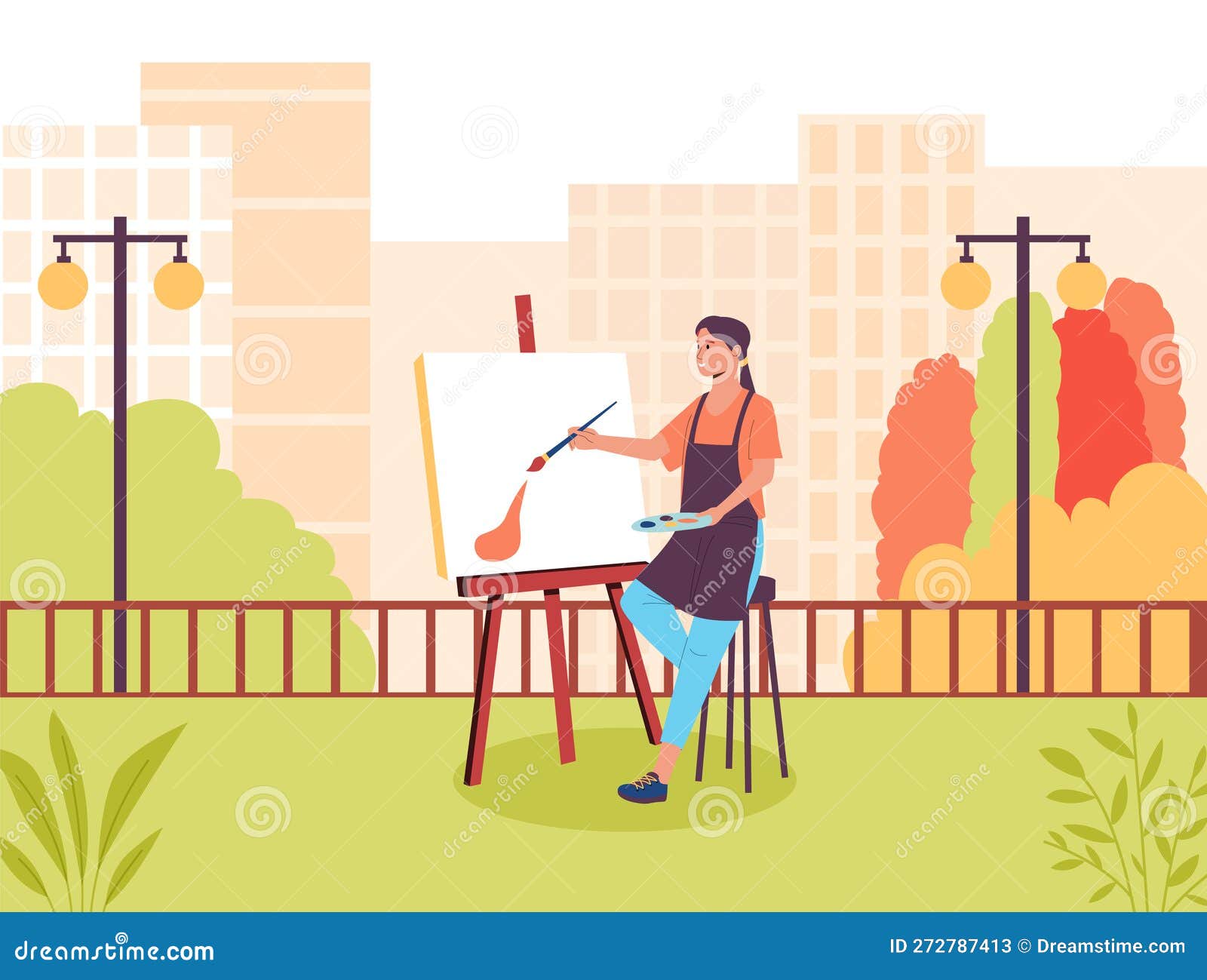 Woman Painter Decorator Cartoon Character | CartoonDealer.com #91094907 Woman Painter Decorator Cartoon Character | CartoonDealer.com #91094907