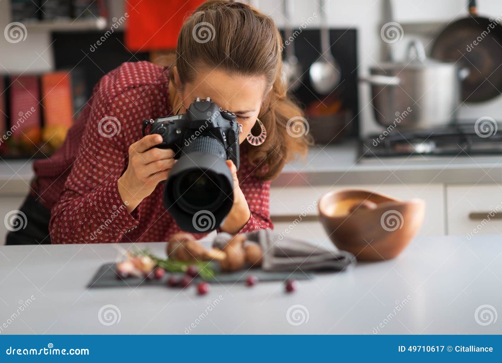 Young Woman Photographing Food Stock Image - Image of house, cuisine ... Young Woman Photographing Food Stock Image - Image of house, cuisine ...