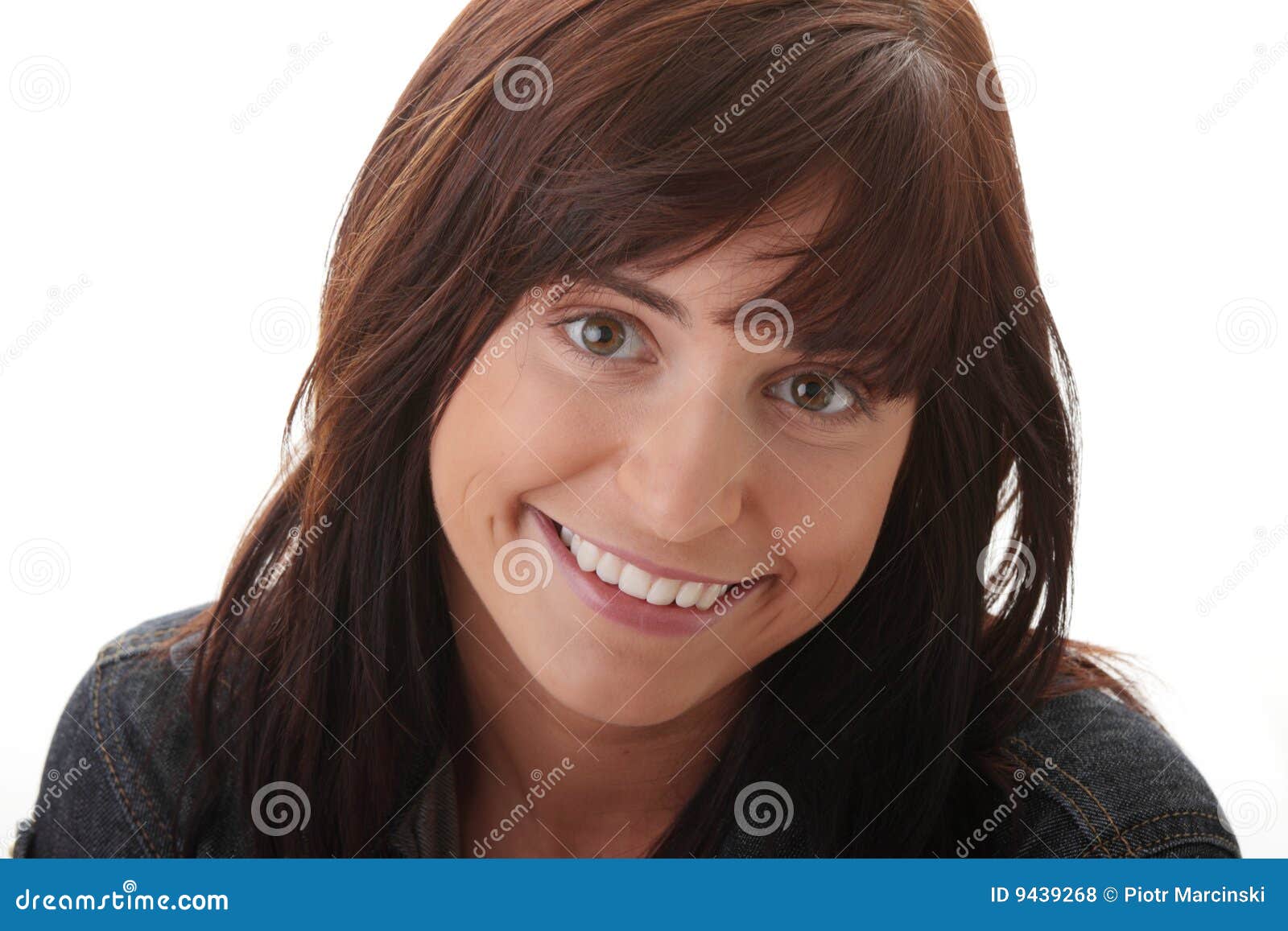 Young Woman Portrait - with Face Expression Stock Photo - Image of lady ...