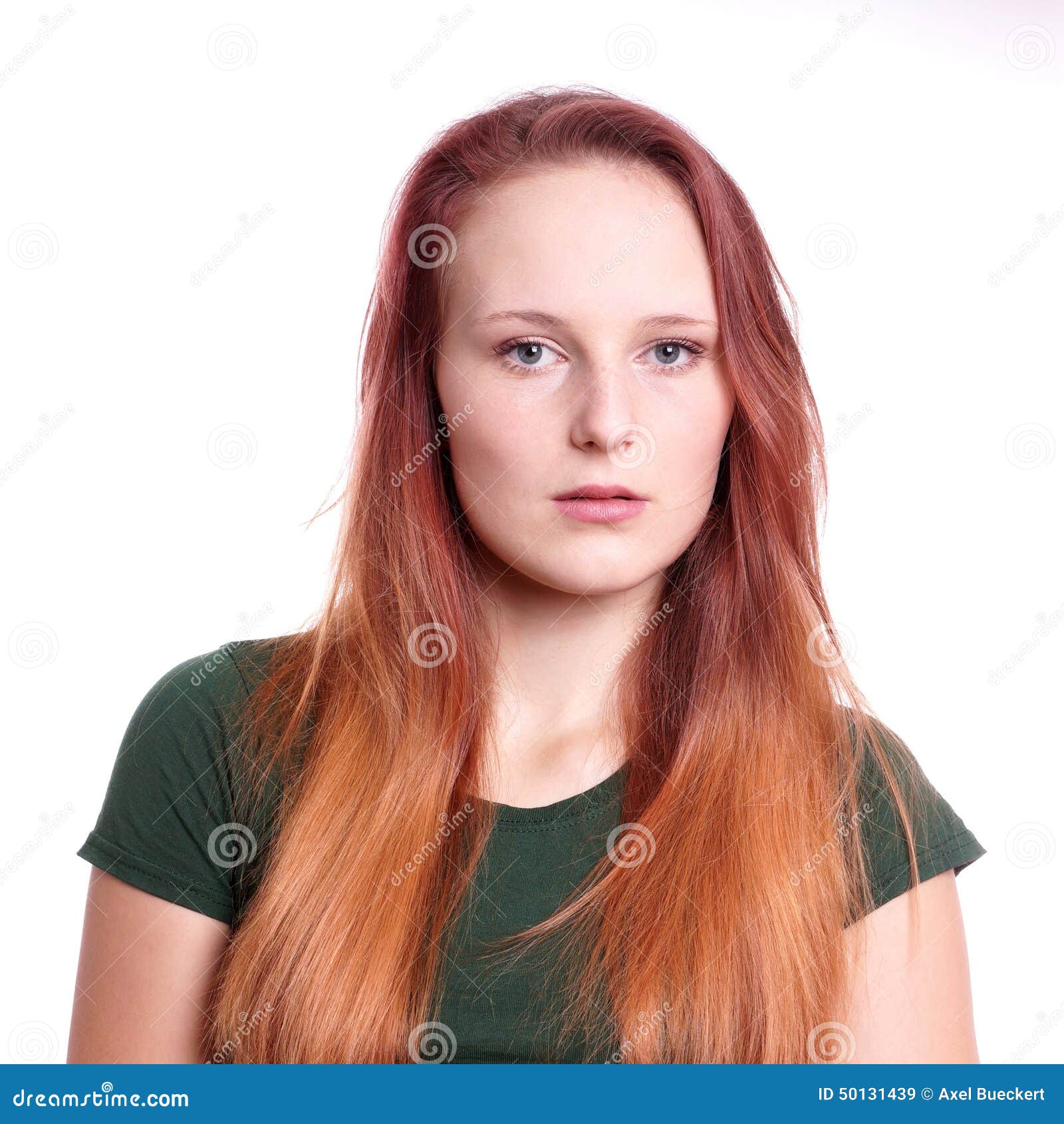 Young woman stock image. Image of pretty, looking, serious - 50131439