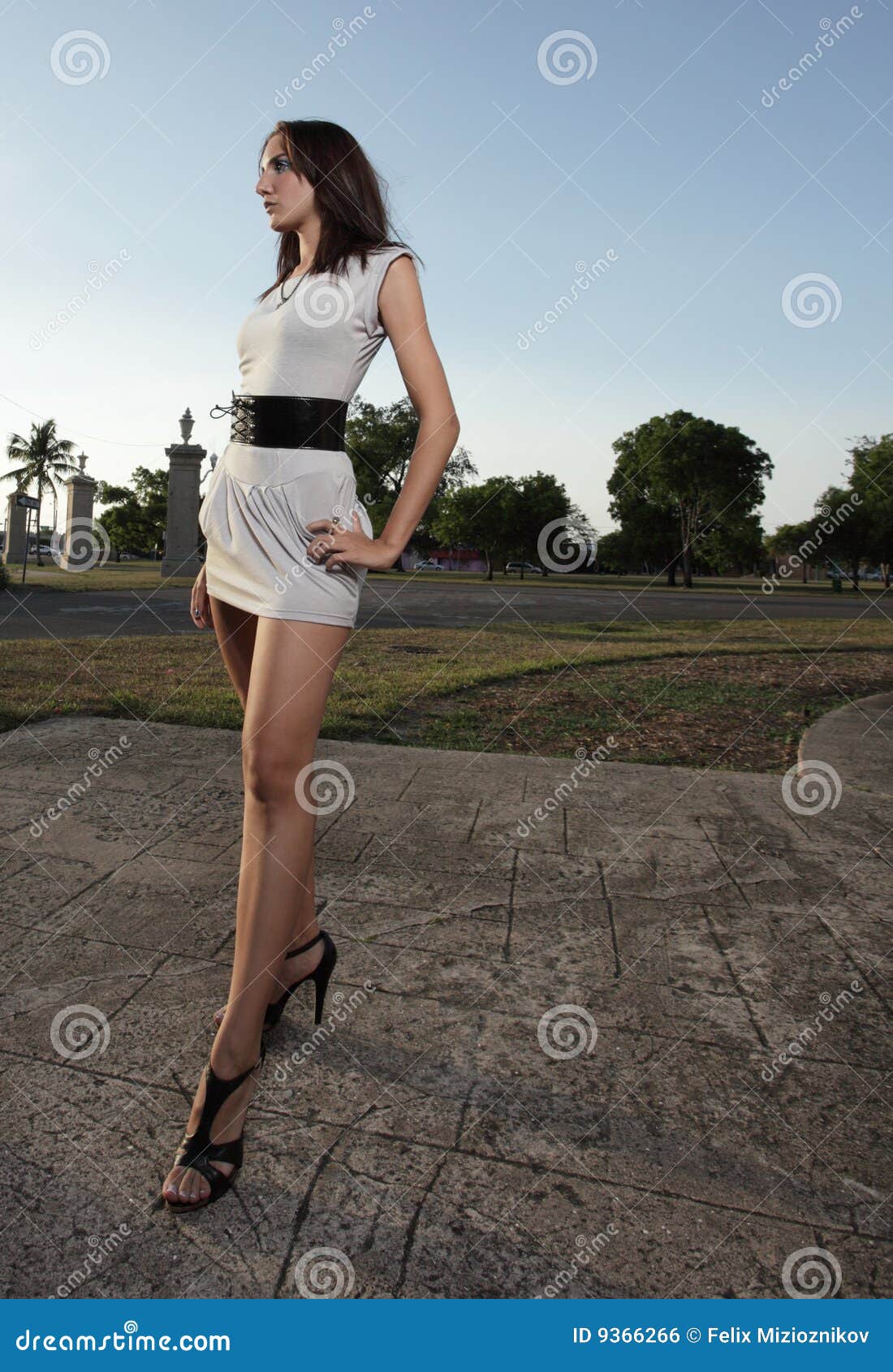 Young woman posing stock photo. Image of woman, beautiful - 9366266