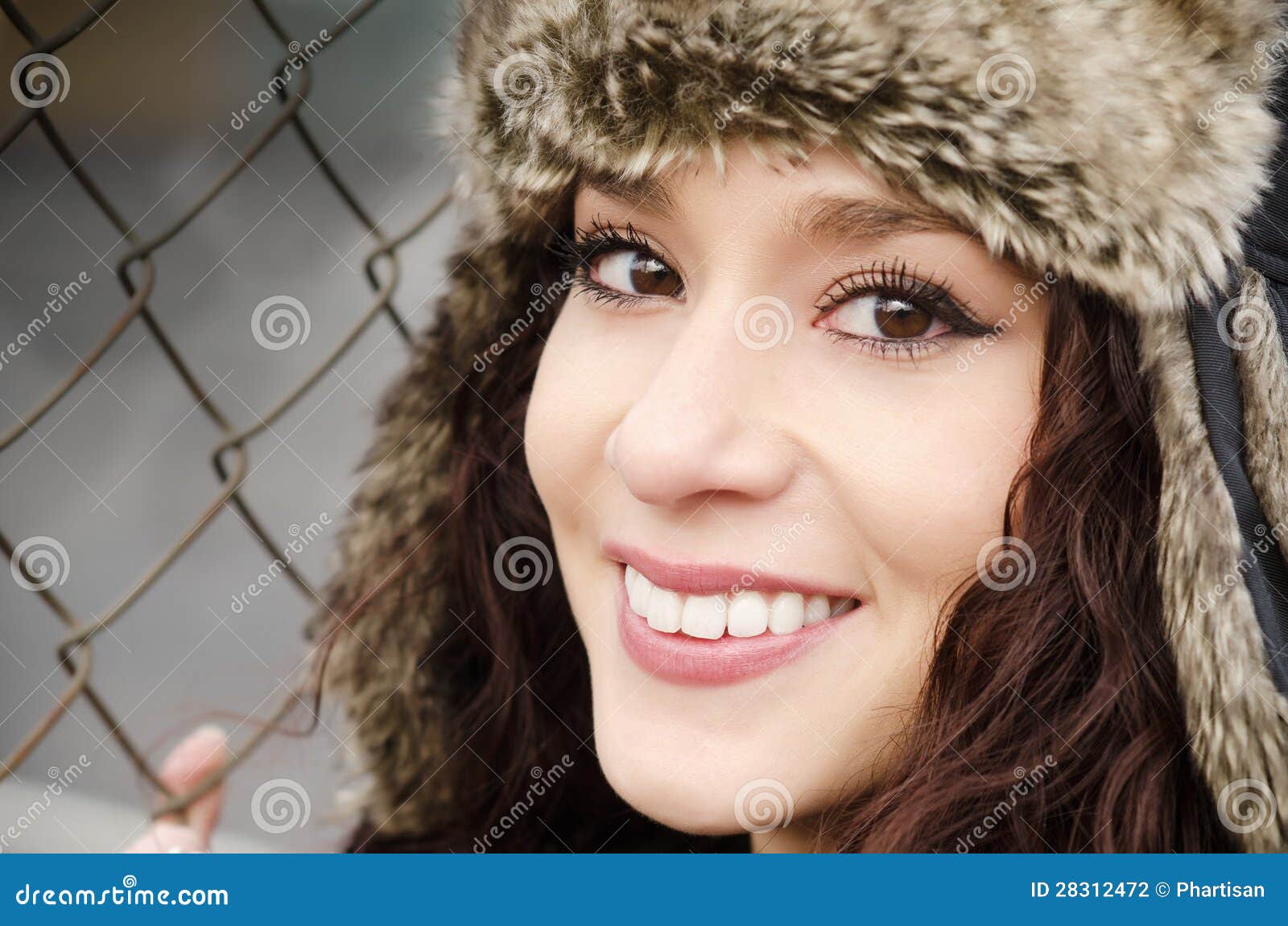 Young Woman with Pretty Smile Stock Photo - Image of glamour, hair ...