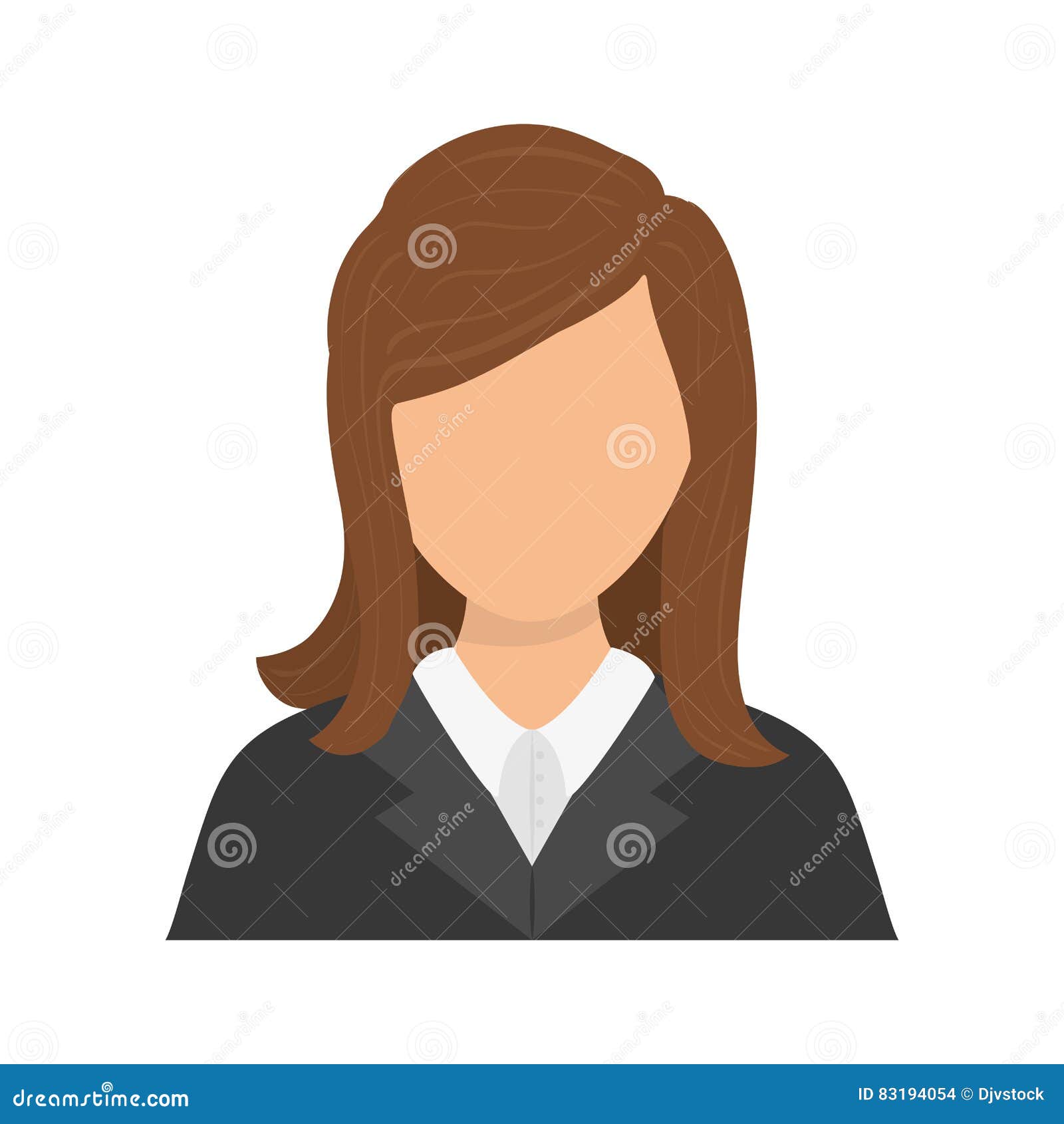 Young woman profile stock illustration. Illustration of elegance - 83194054