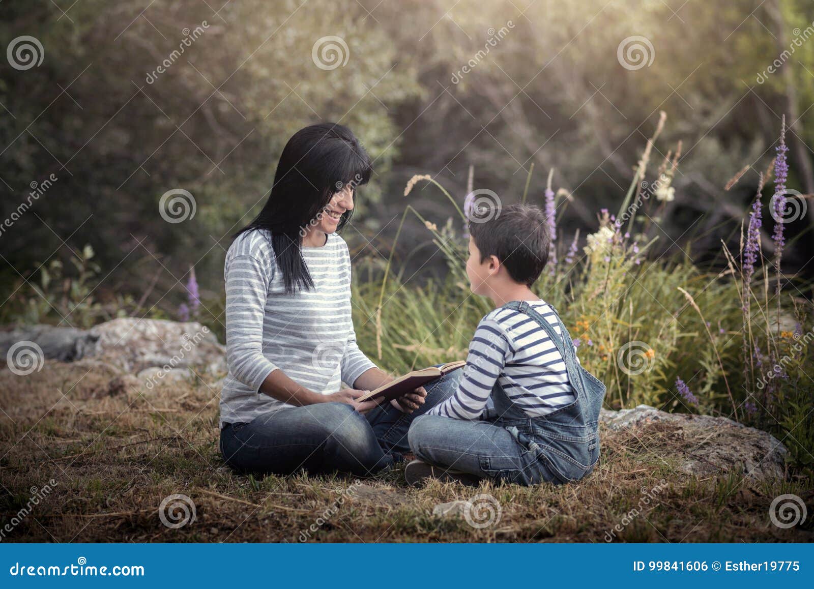 Young Woman Reads a Book for Little Boy Stock Photo - Image of family ... Young Woman Reads a Book for Little Boy Stock Photo - Image of family ...