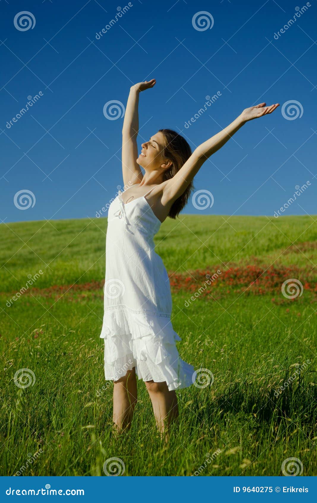 Young woman relaxing stock image. Image of person, happiness - 9640275