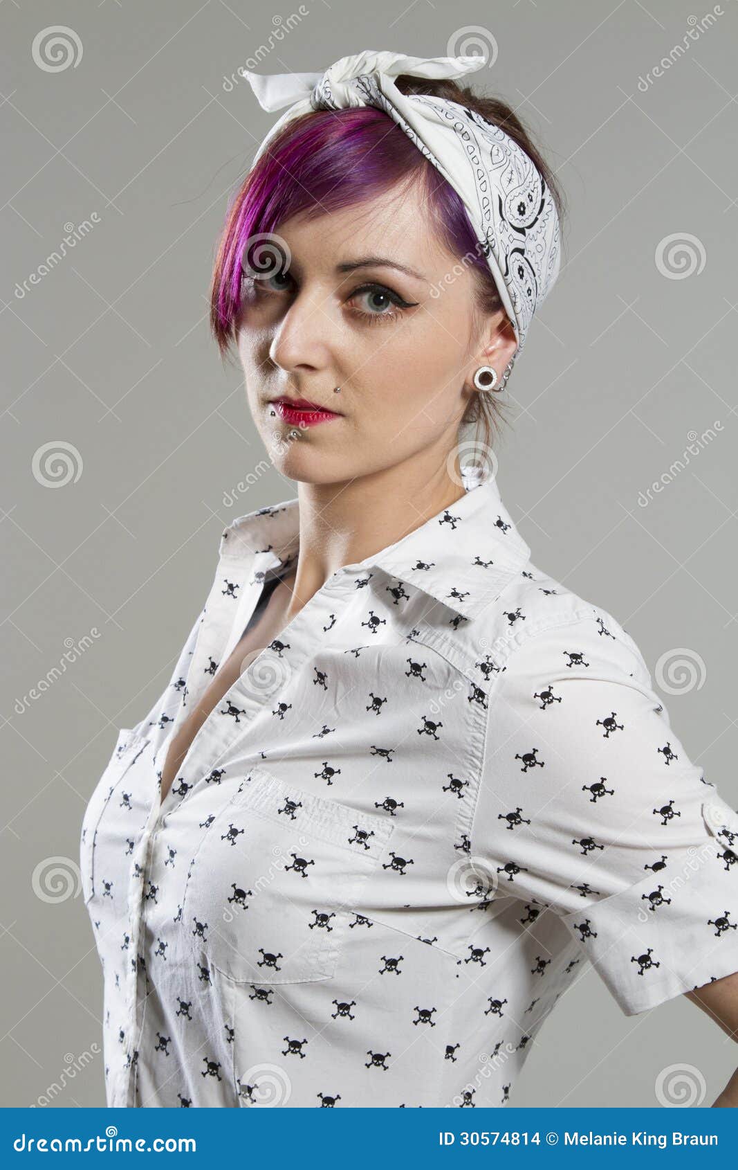 Rockabilly Girl Bandana
