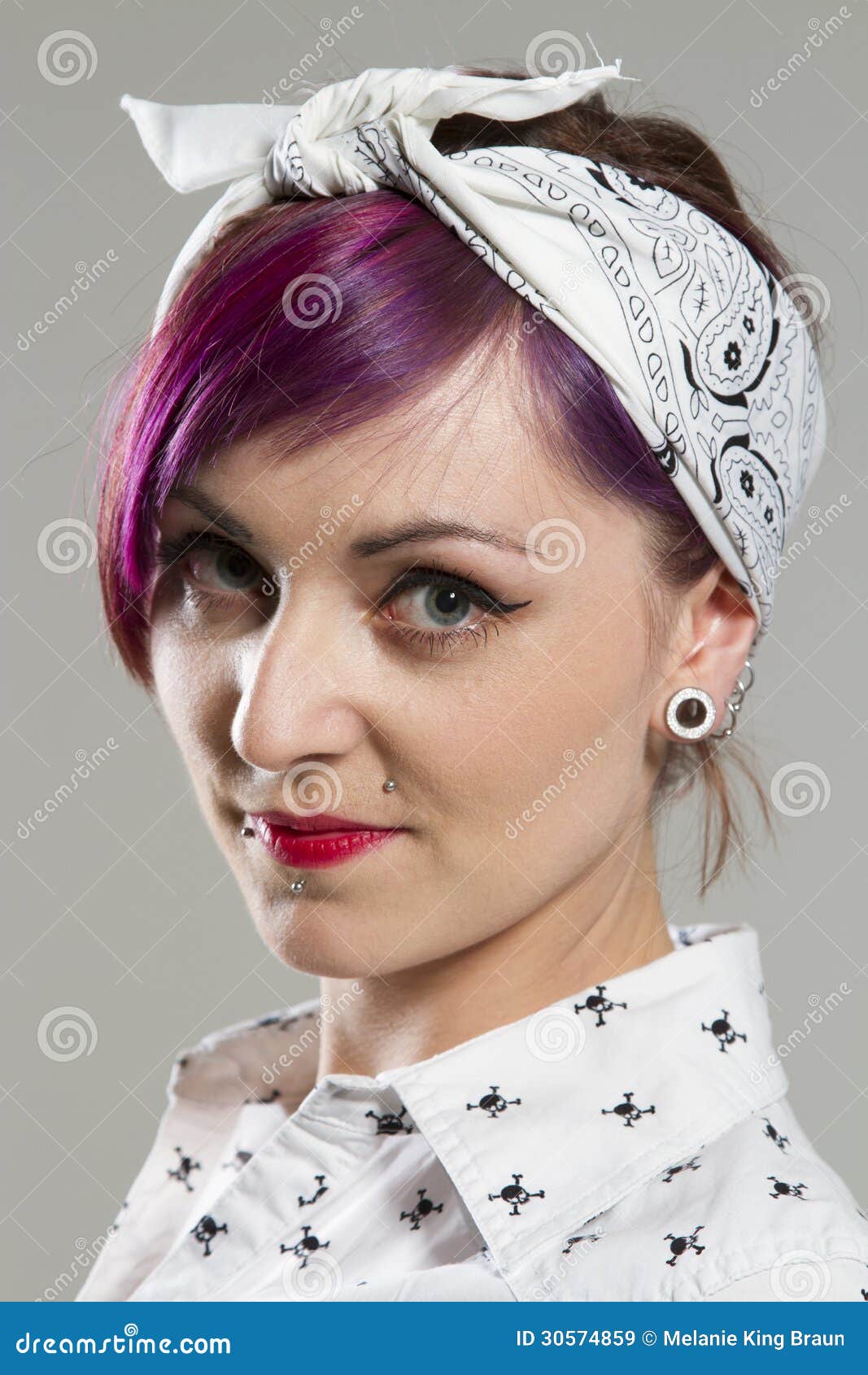 Psychobilly Girl Hair Short