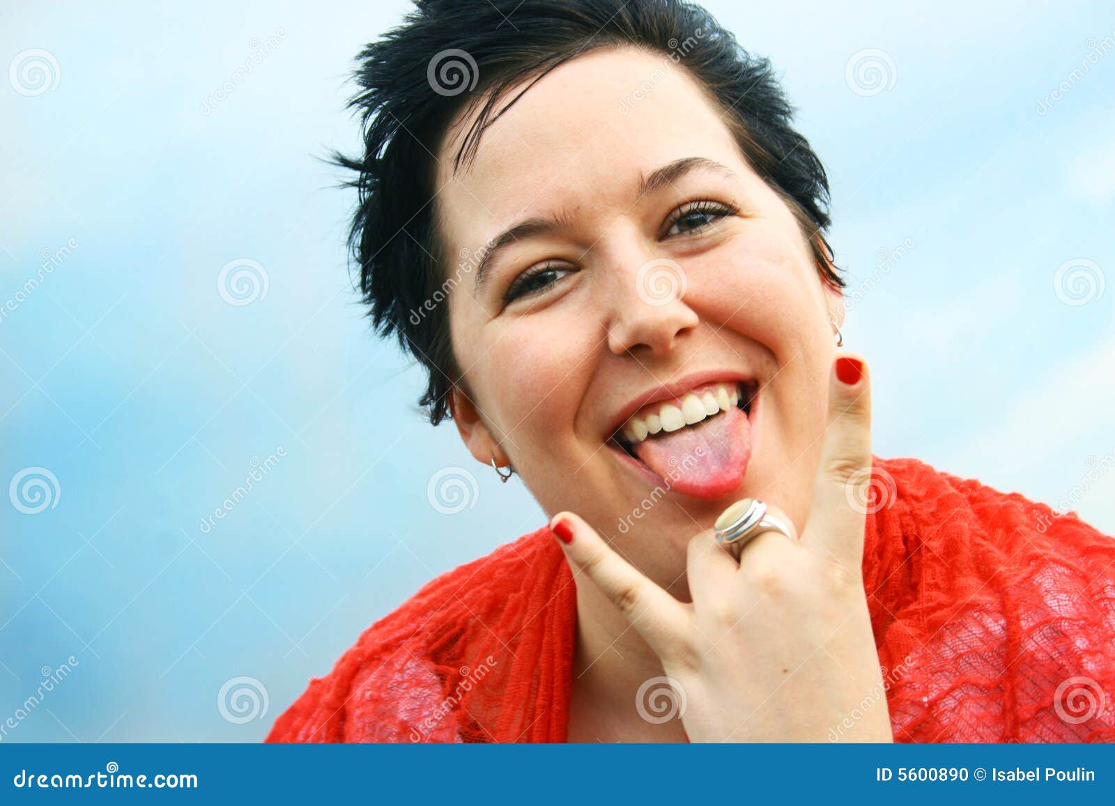 Young woman rocking stock photo. Image of youth, woman - 5600890