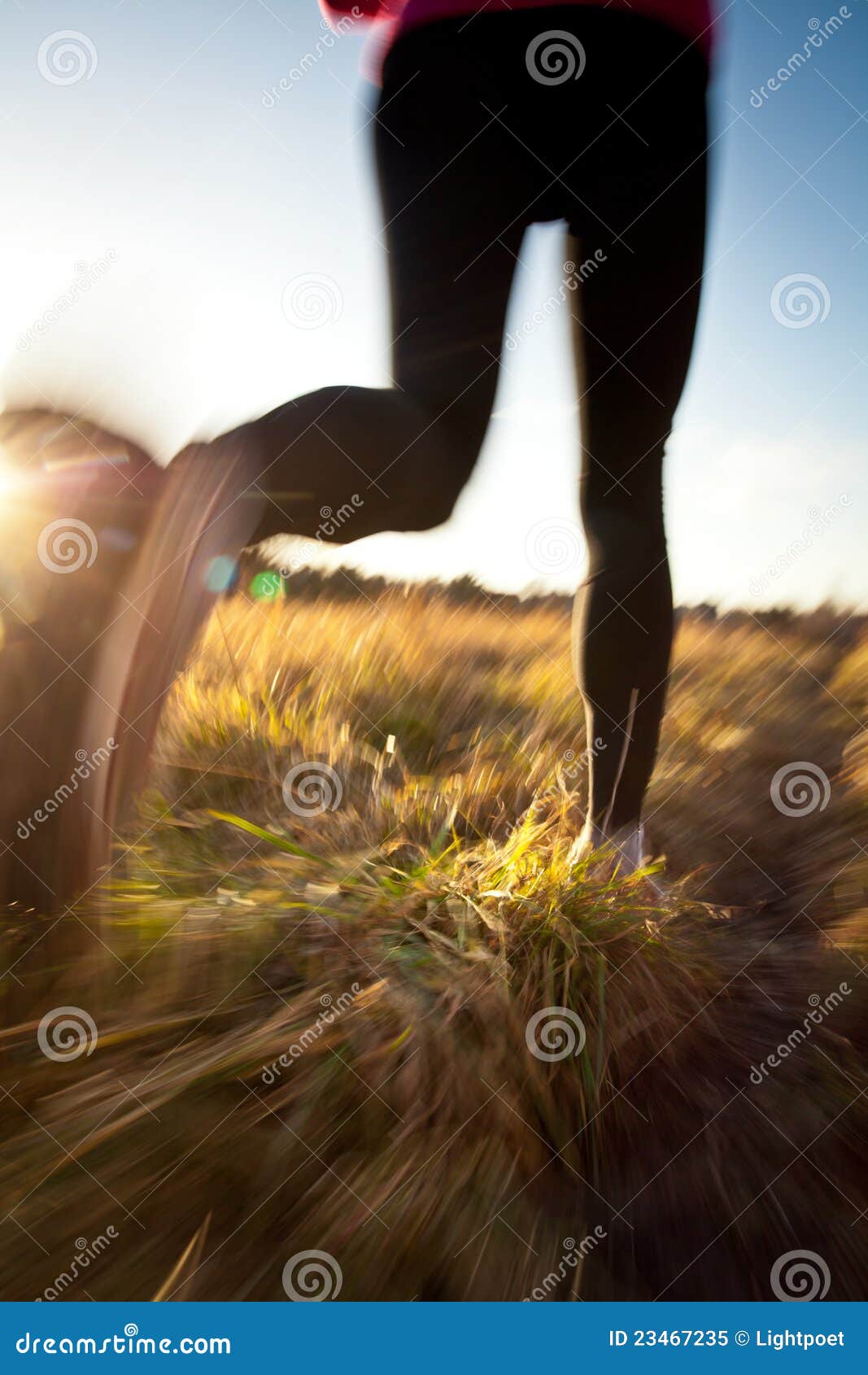 Young Woman Running Outdoors Stock Image - Image of nature, city: 23467235