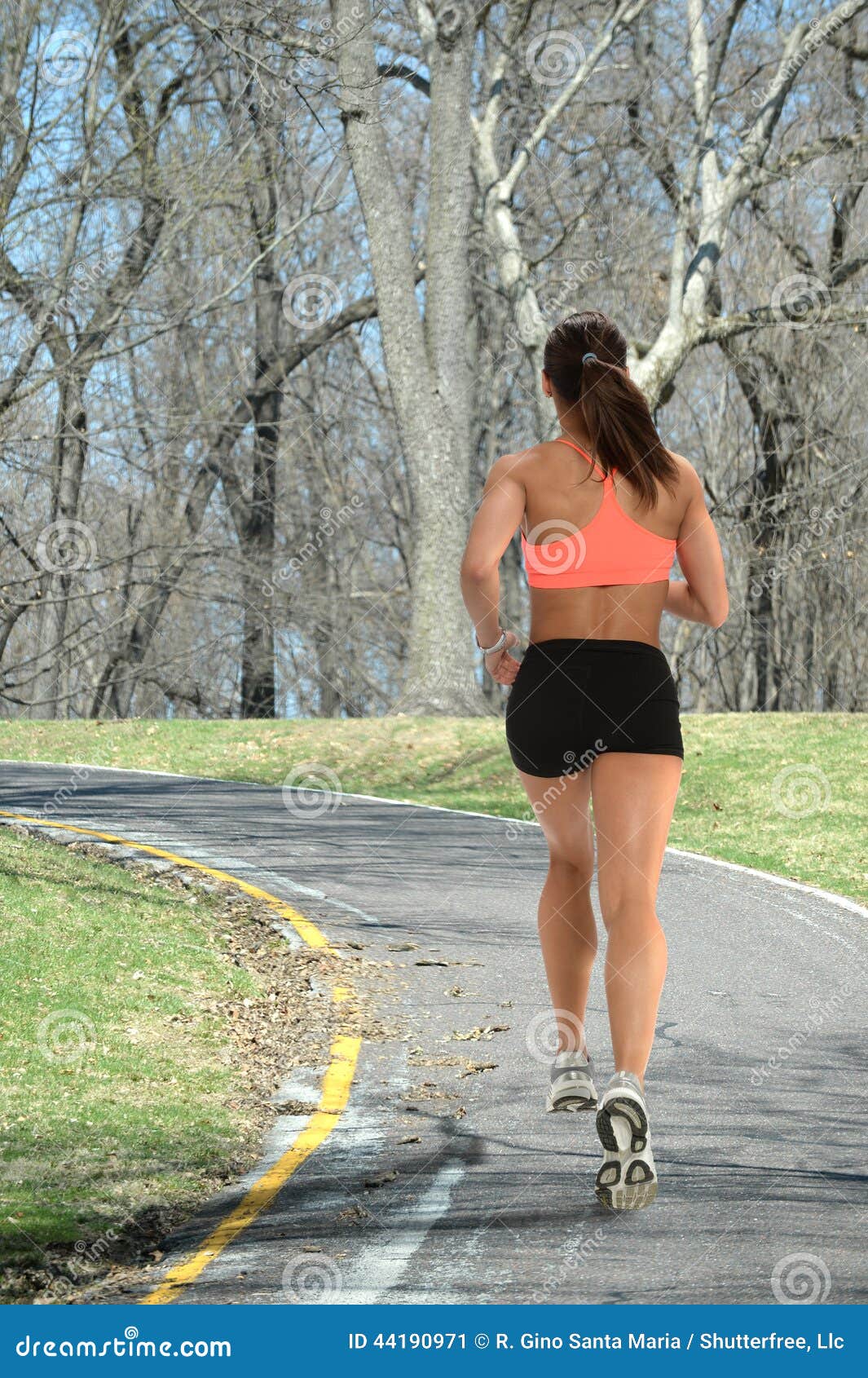 Young Woman Running stock image. Image of running, sport - 44190971