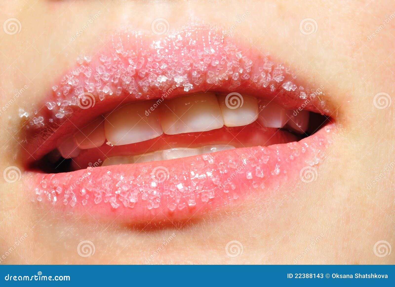 Young woman s sweet lips stock image. Image of electric - 22388143