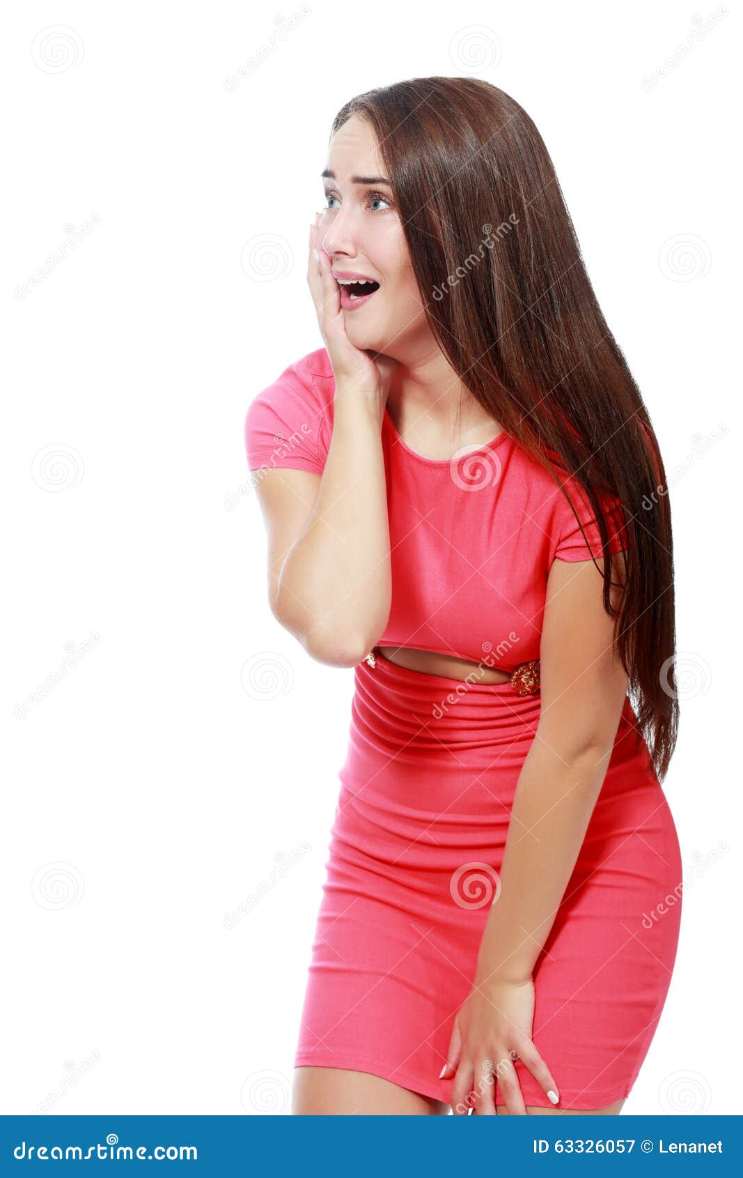 Young woman scared stock image. Image of horrified, disbelief - 63326057