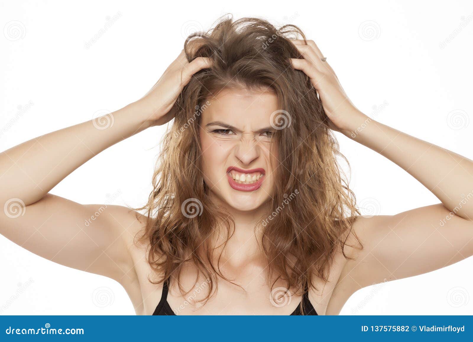Woman scratching her head stock photo. Image of student - 137575882 Woman scratching her head stock photo. Image of student - 137575882