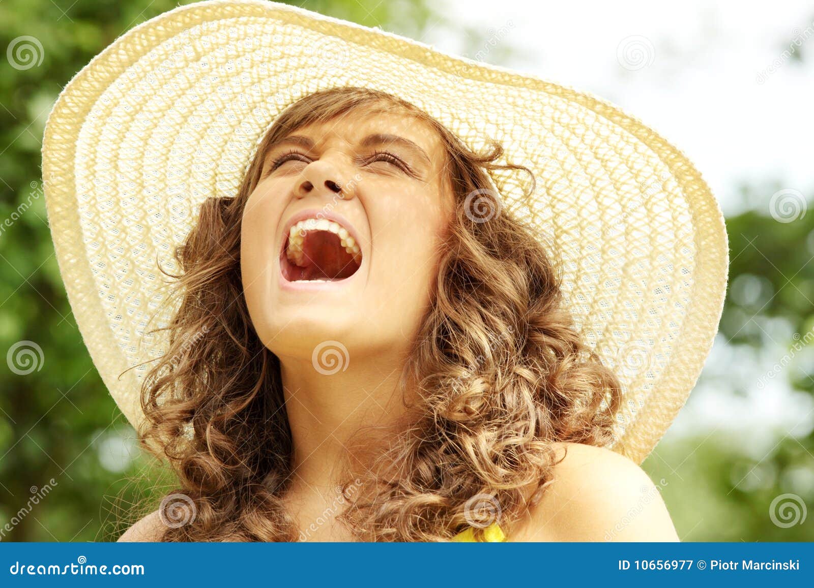 Young woman screaming stock image. Image of healthy, human - 10656977