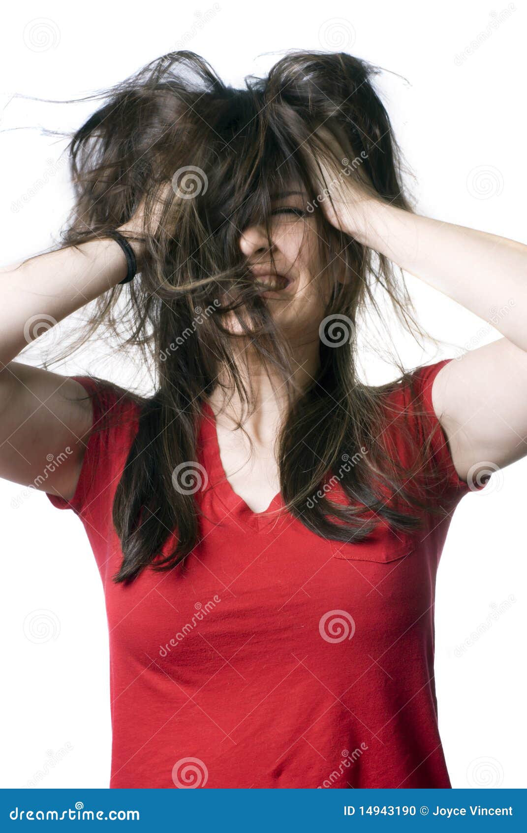Young Woman Shaking Her Hair Stock Photo - Image of young, girl: 14943190