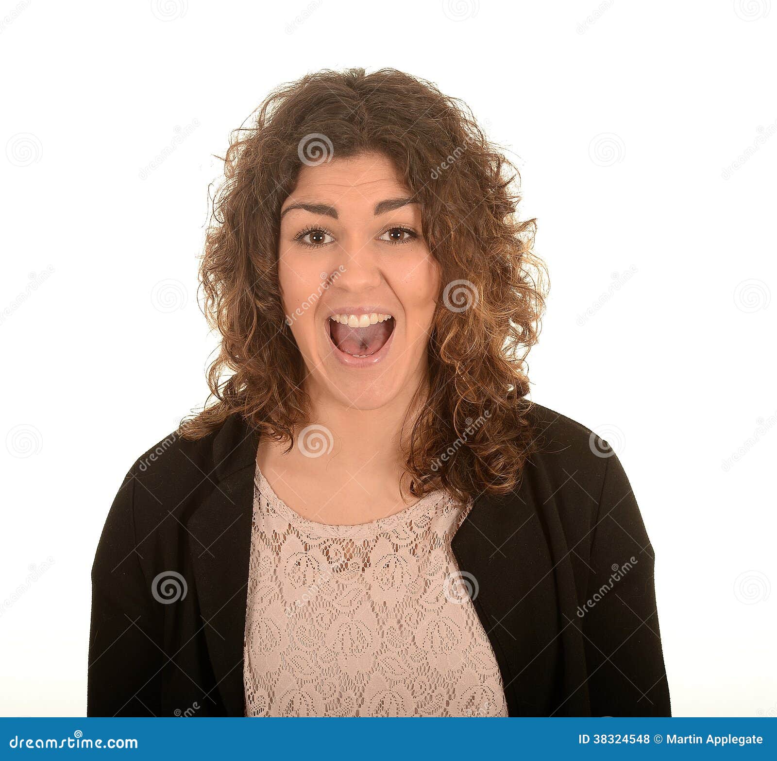 Young woman shouting stock photo. Image of loud, mouth - 38324548