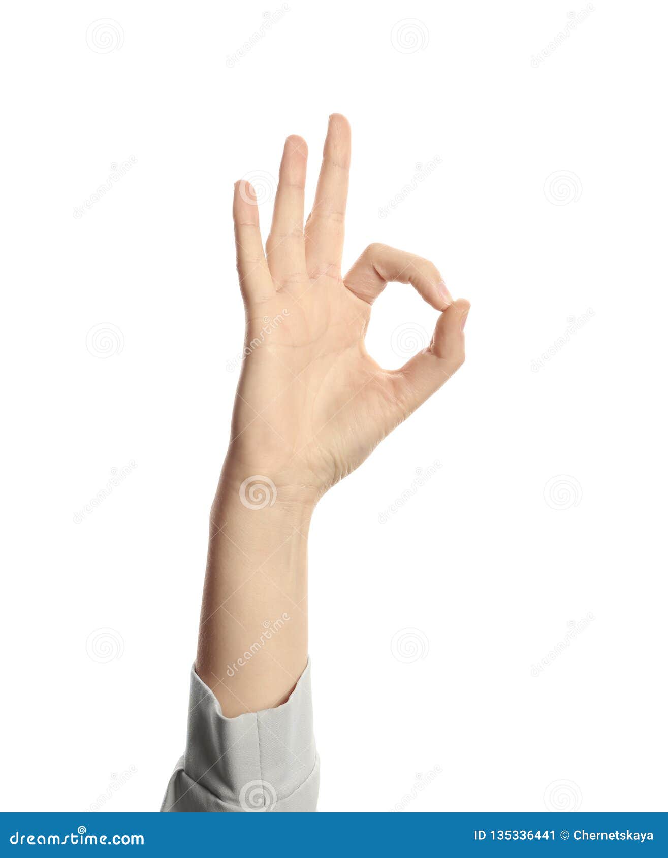 Young Woman Showing OK Gesture on White Stock Image - Image of showing ... Young Woman Showing OK Gesture on White Stock Image - Image of showing ...