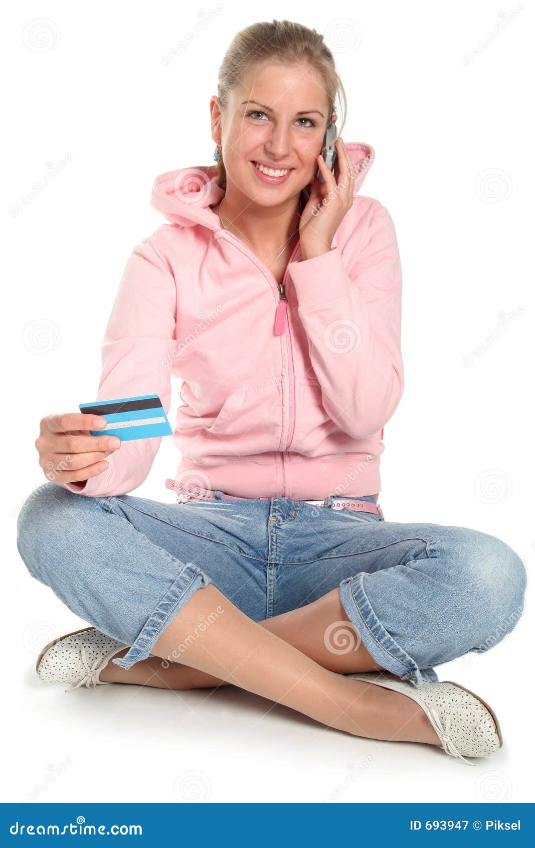 Young woman sitting stock image. Image of home, business - 693947