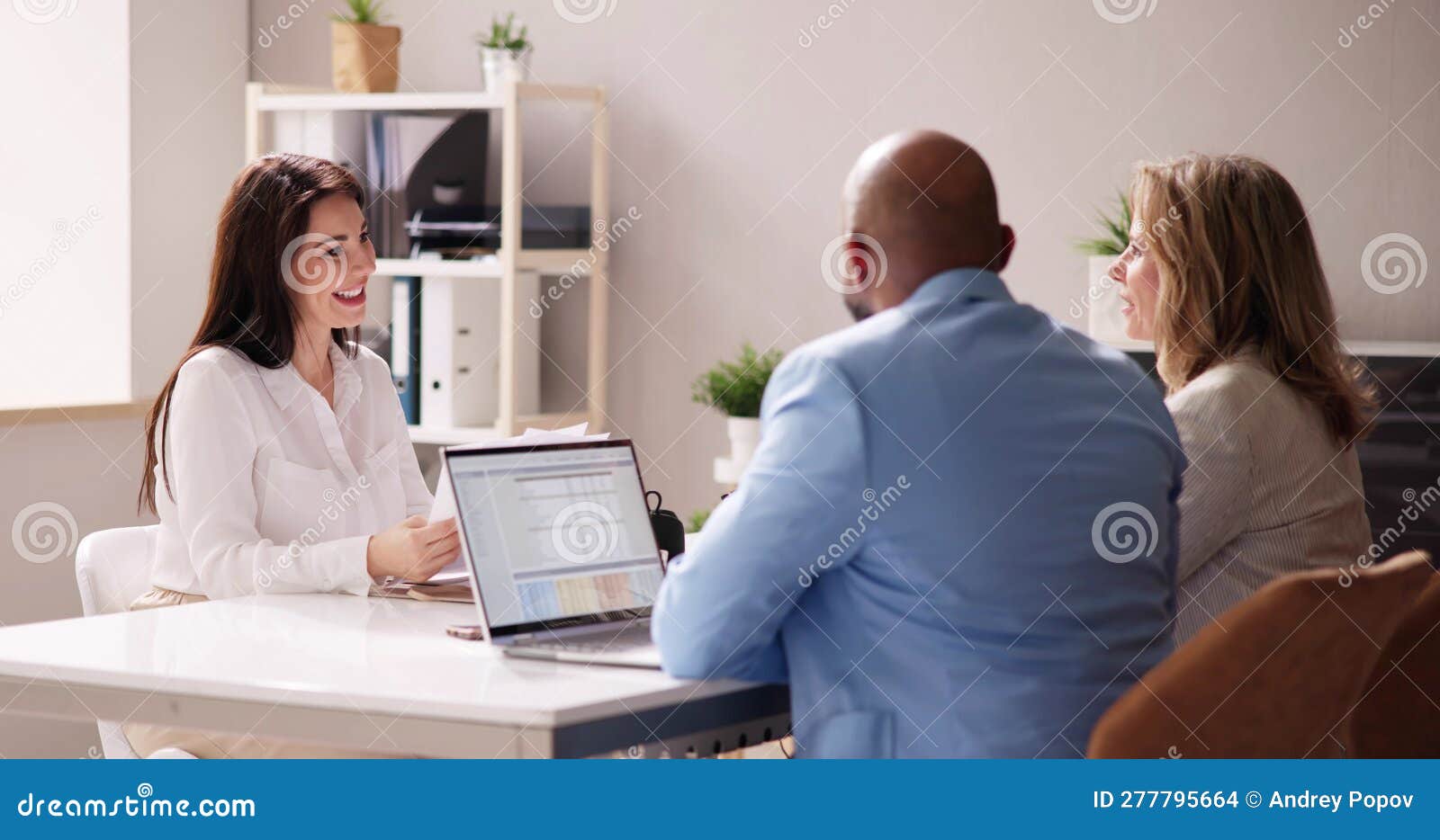 Young Woman Sitting at Interview Stock Photo - Image of staff, hire ...