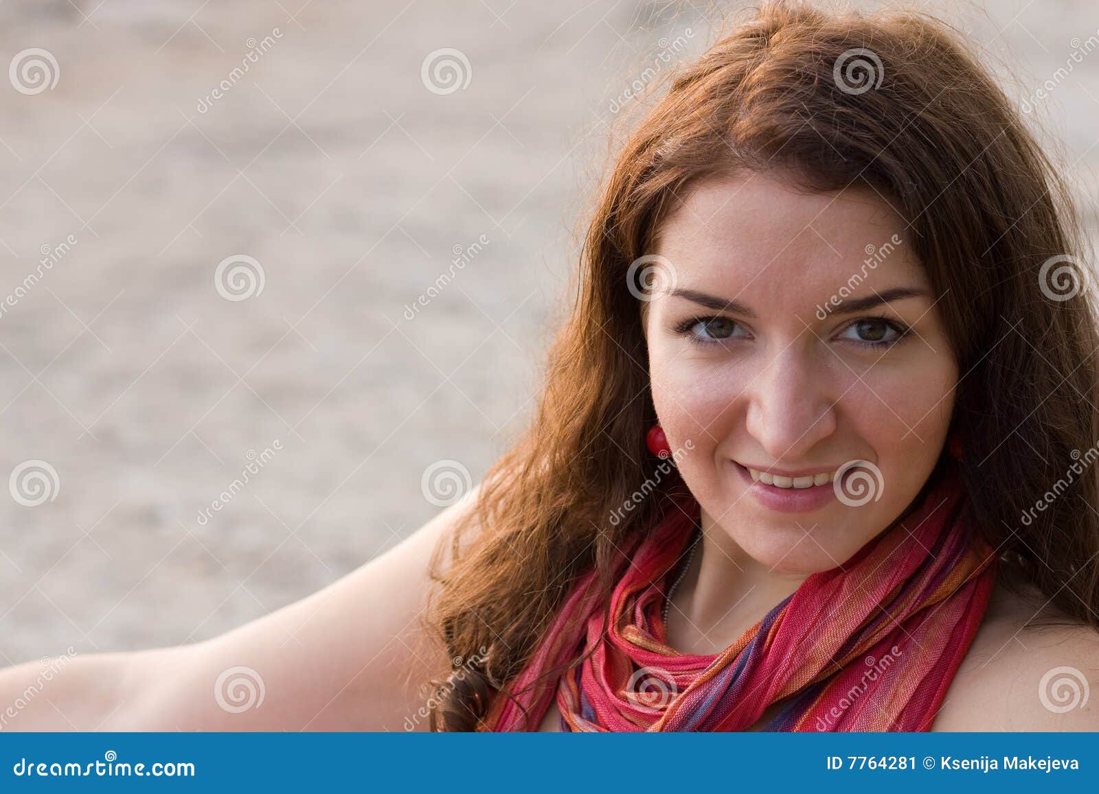 Young Woman Smiling into the Camera Stock Image - Image of woman, young ...