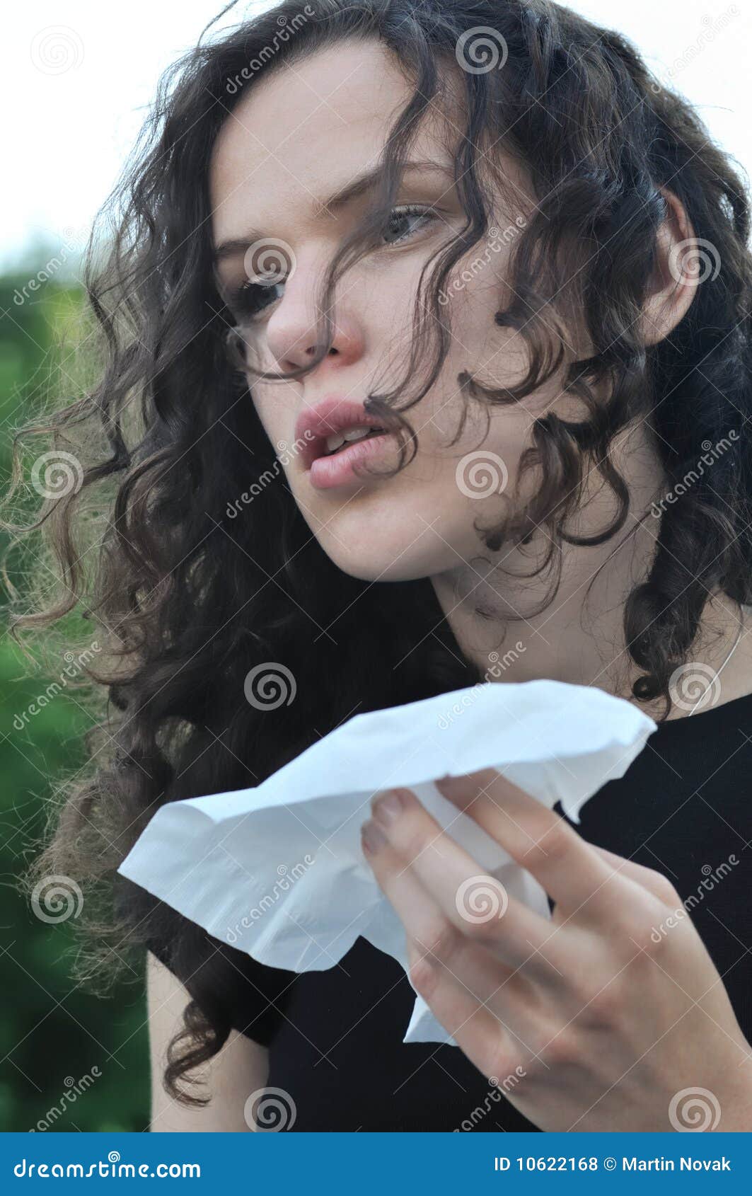 Young woman in sorrow stock photo. Image of hair, feelings - 10622168
