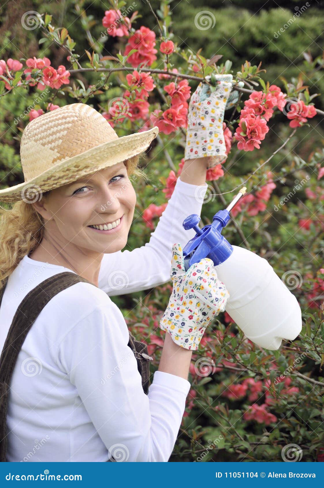 Woman Spraying Insect Repellent On Her Leg Outdoor In Nature Using ...