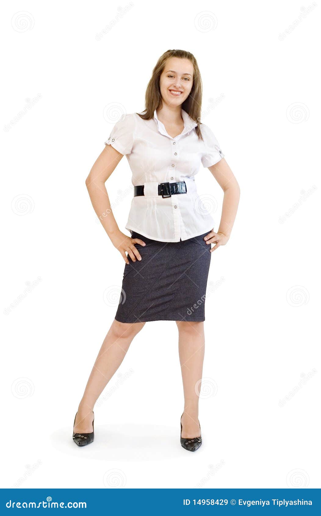 Young woman standing stock image. Image of stands, sweet - 14958429