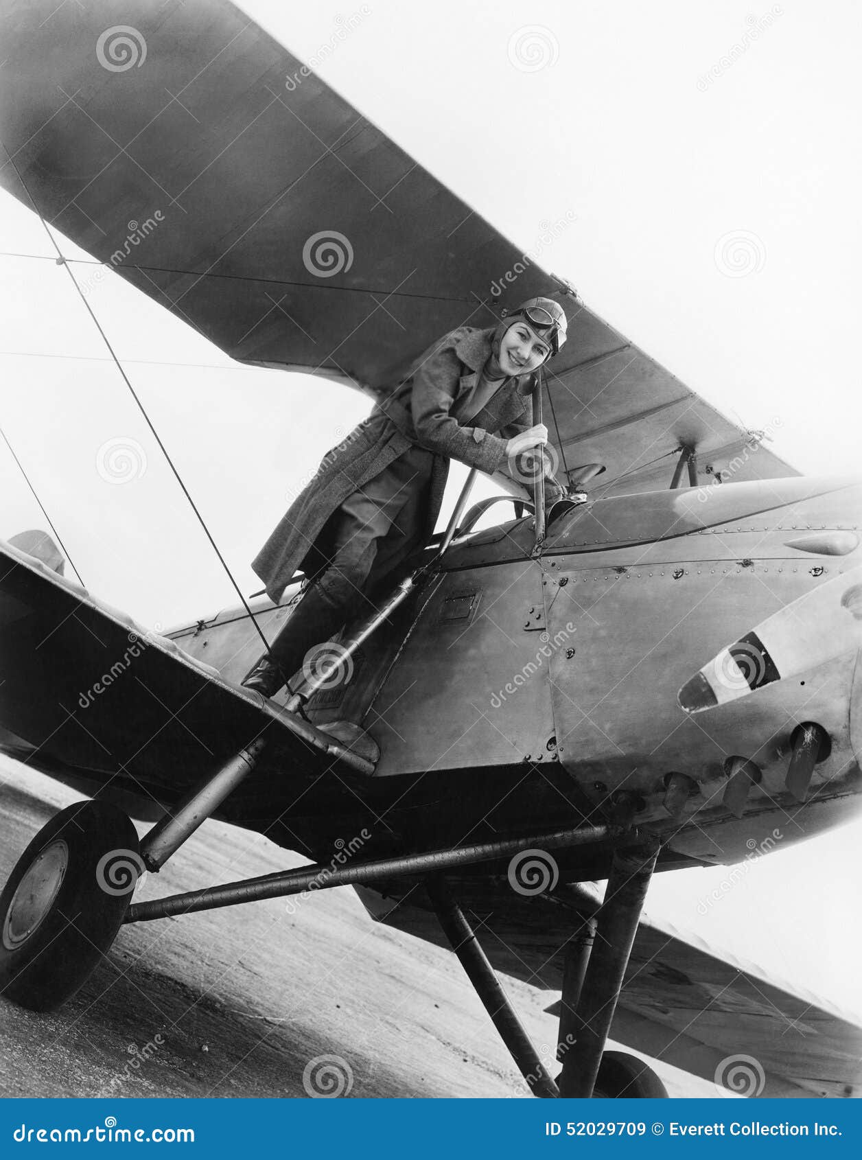 Nostalgic Bi-Wing Aircraft Cockpit Image Stock Photo | CartoonDealer ...