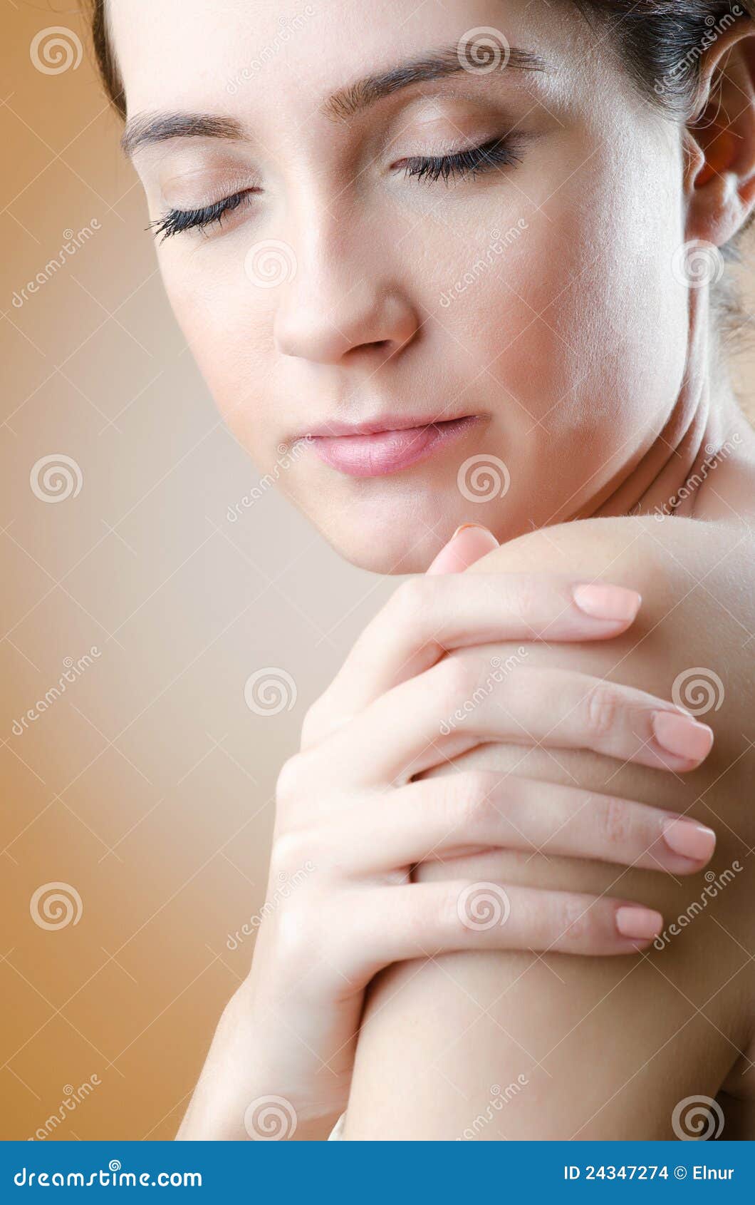 Young Woman in Studio Shoot Stock Photo - Image of hairstyle, female ...