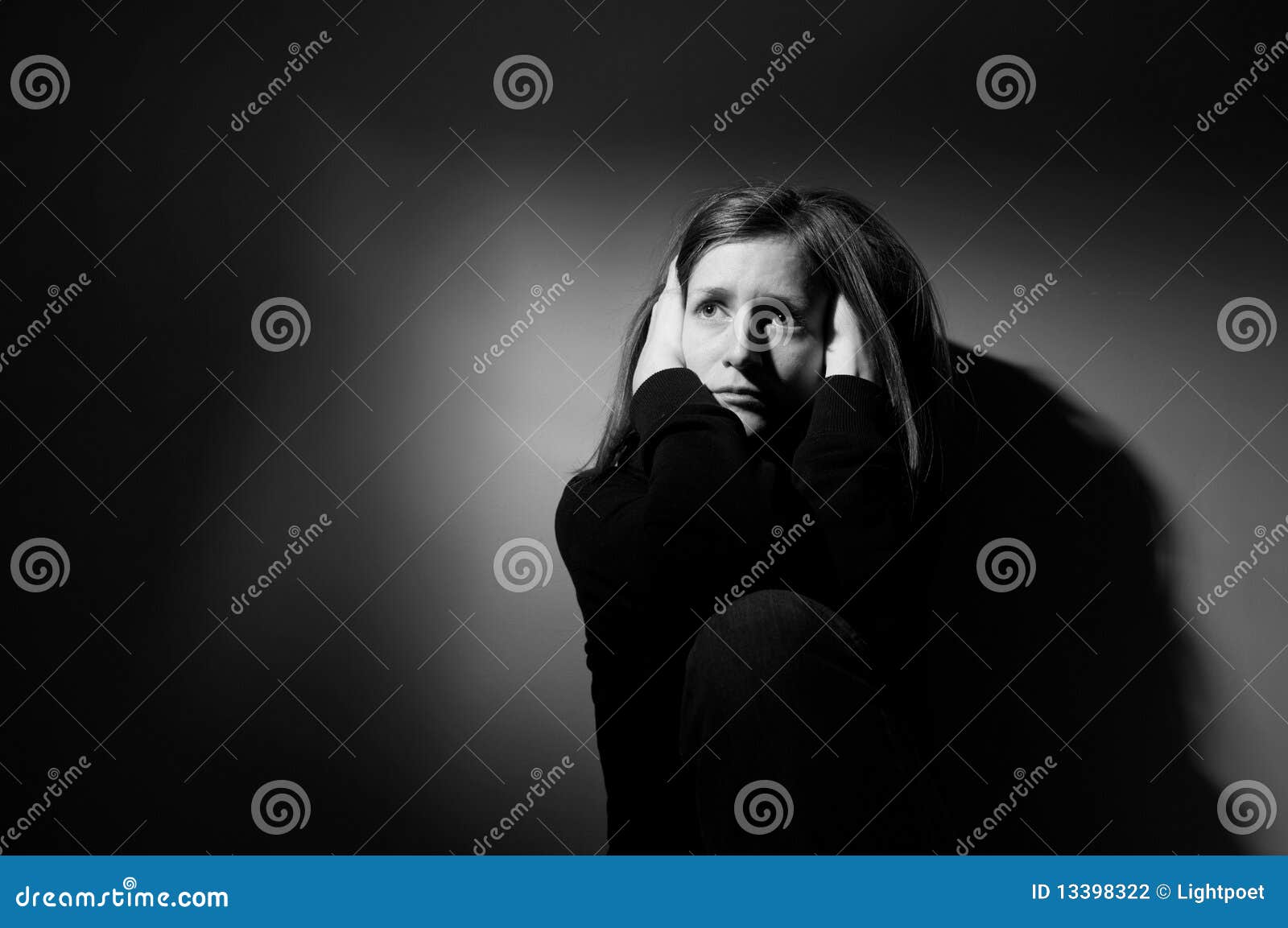 Young woman suffering stock photo. Image of illness, help - 13398322